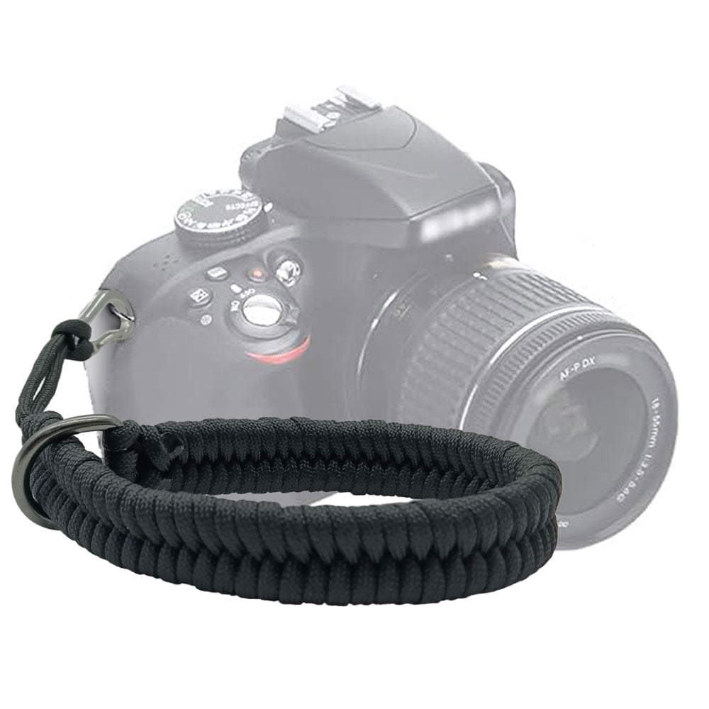 Camera Wrist Strap for Photographers, Detachable Hand Strap with Stainless Steel Clip, Quick ...