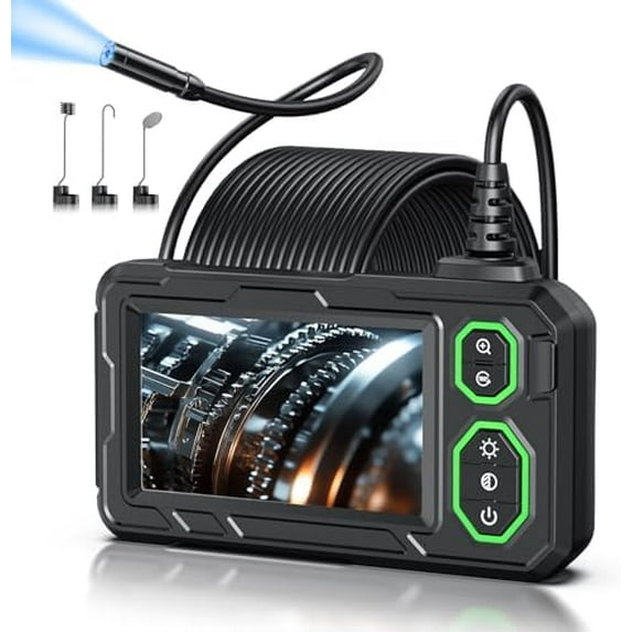 Camera with Light, 4.3" Inspection Camera, 1920P Borescope with 8 ...