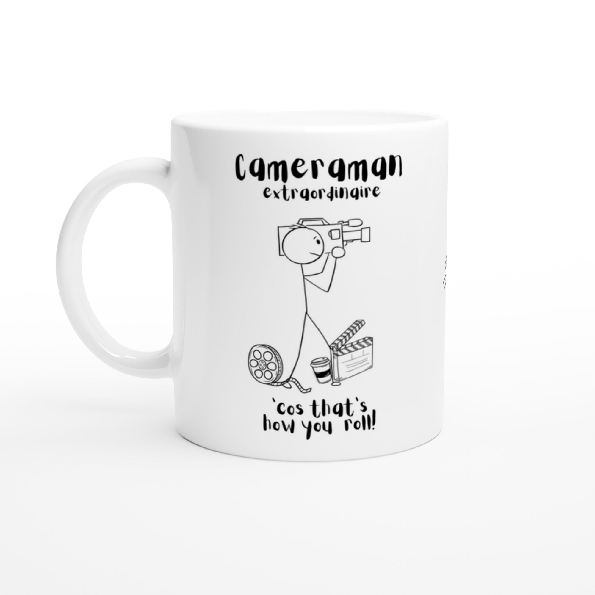 Cameraman Extraordinaire Cartoon Mug – Colourful Ceramic Gift - Walmart.com