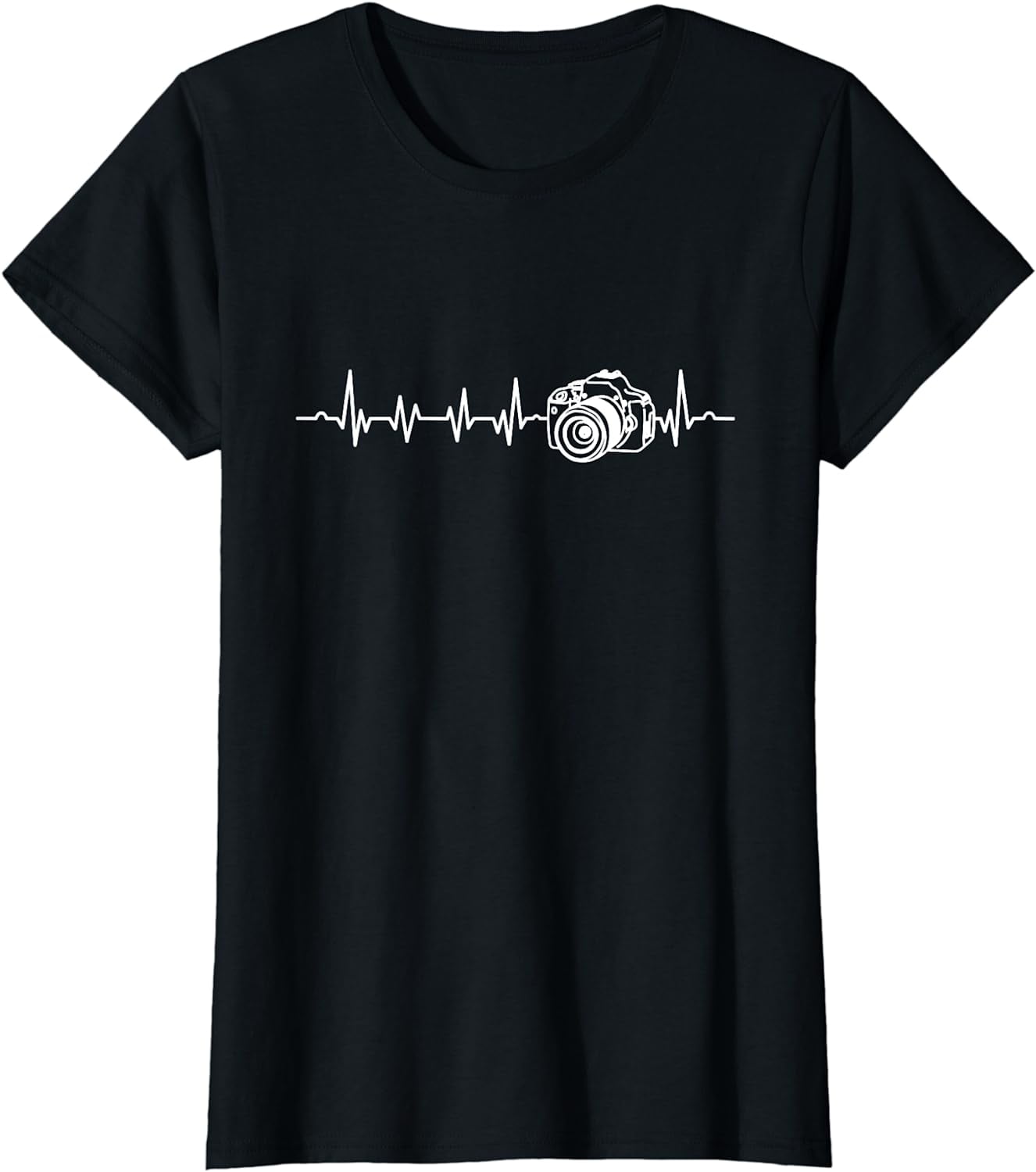 Cameraman Heartbeat Photographer Camera T-Shirt - Walmart.com
