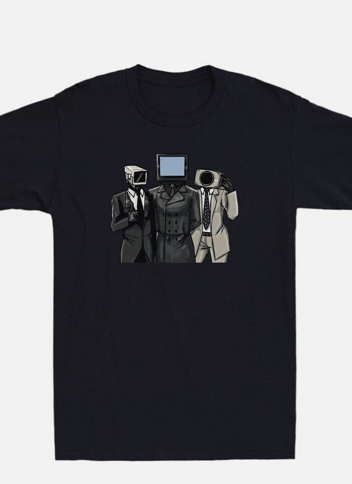 Cameraman, Speakerman, TVman, Funny Cartoon Meme Game Retro Men's Black ...