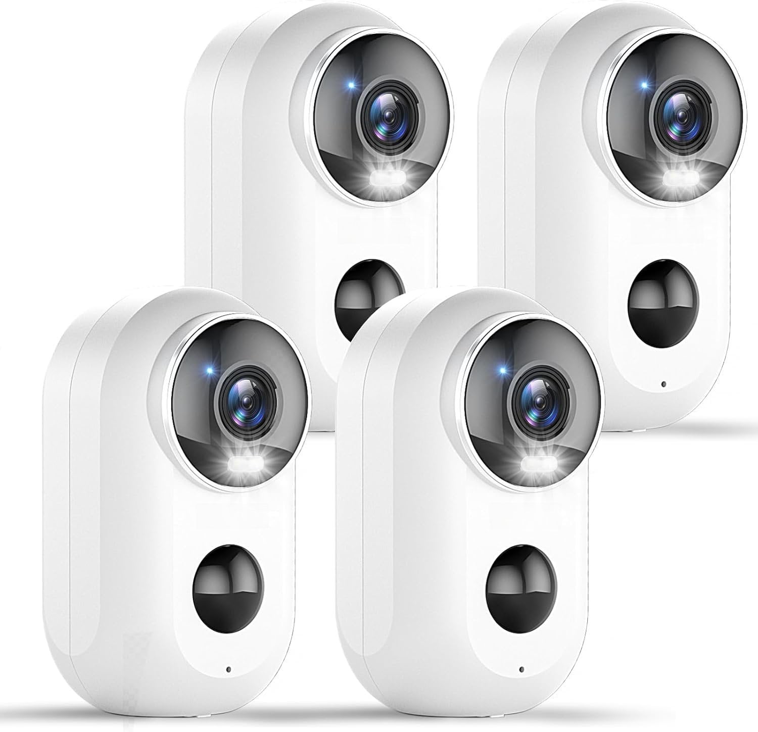 Cameras Outdoor, 4 Packs, Cameras for , Outdoor/Indoor Camera , 2.4G ...