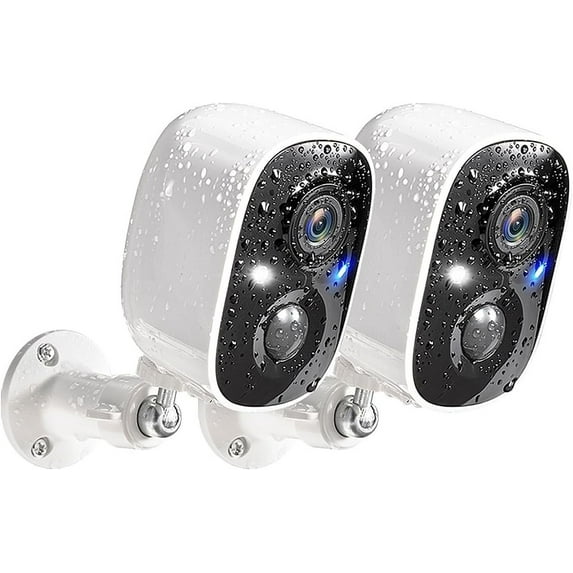 Cameras Outdoor, Color Night Vision AI Motion Detection 2-Way Talk WiFi ...