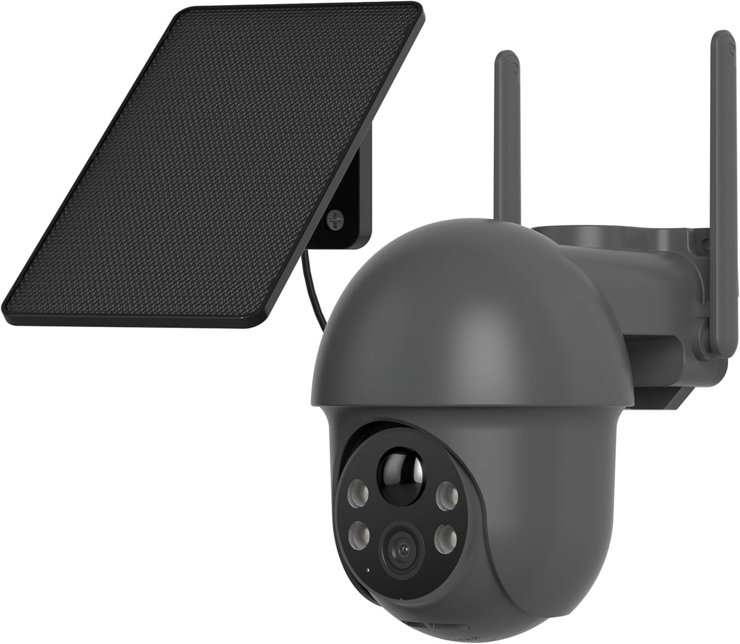 Cameras Outdoor Solar, 4MP 360? View Outdoor Camera, Night Vision with ...