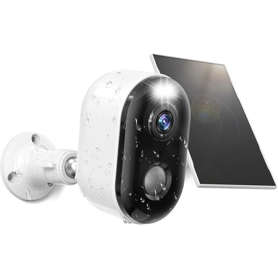 Cameras Outdoor, Solar Color Night Vision, AI Motion Detection, IP66 ...