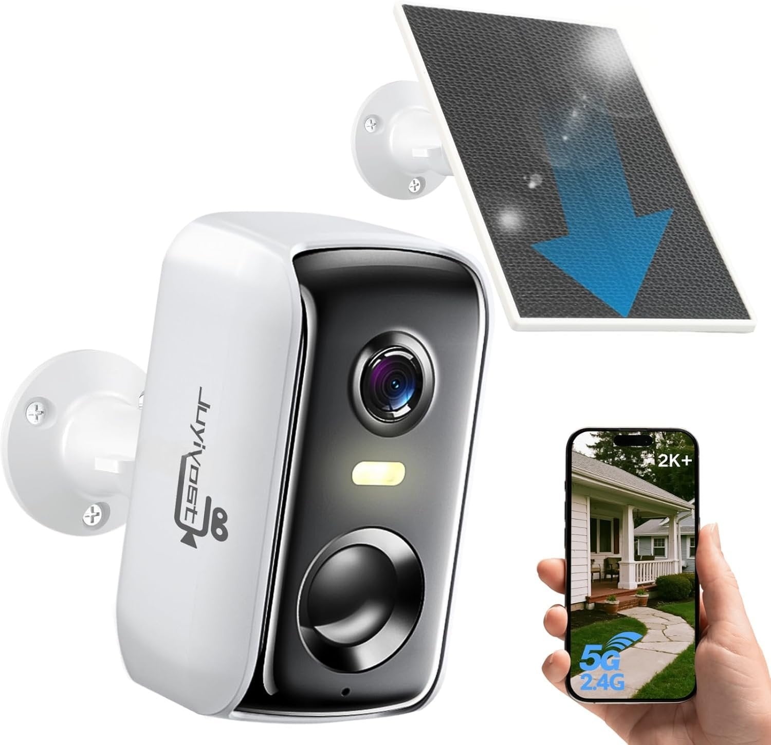Cameras Outdoor, WIFI Cameras for with AI Motion Detection Spotlight ...