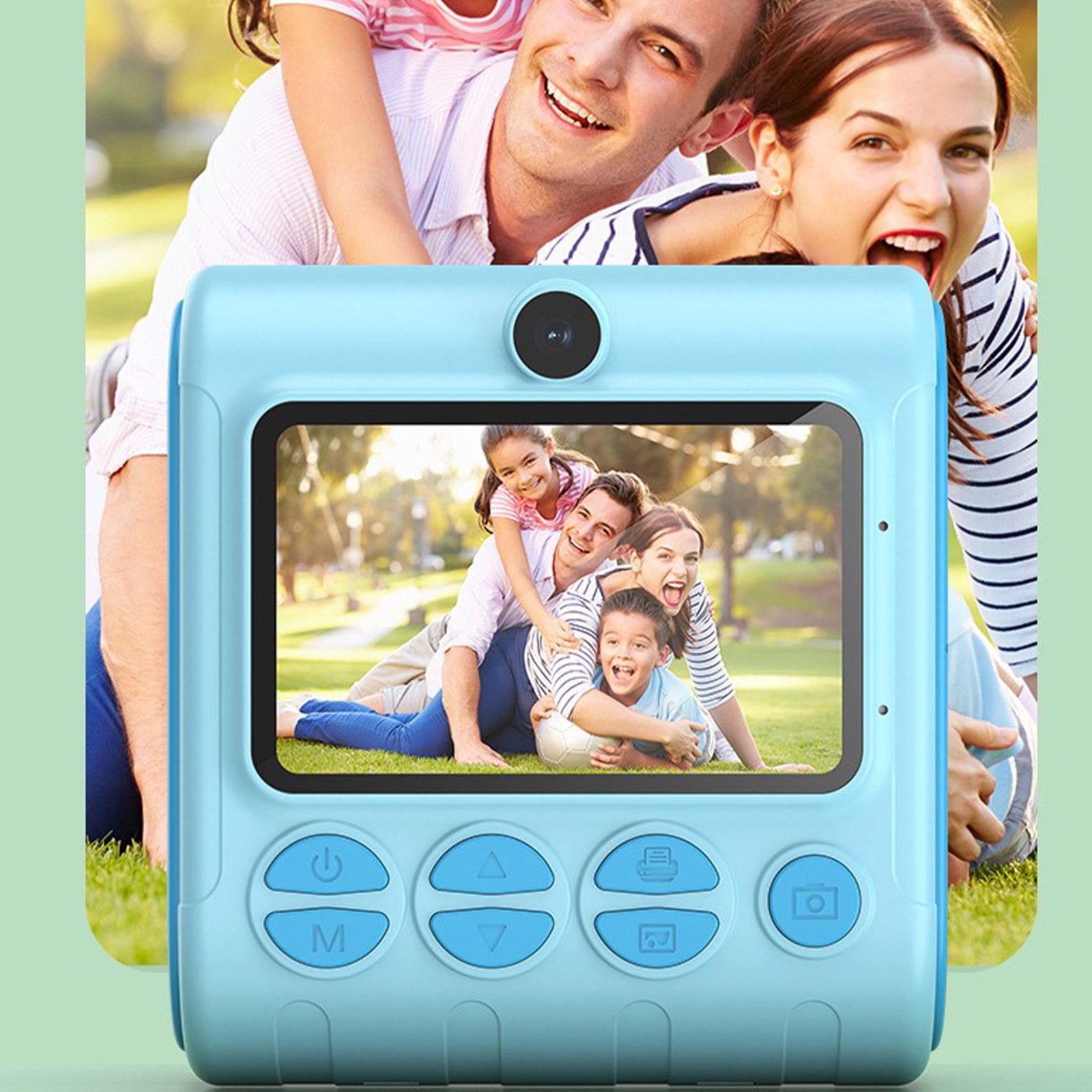 Cameras for Photography, HD Double Camera Kids Print Camera 2.4 Inch ...