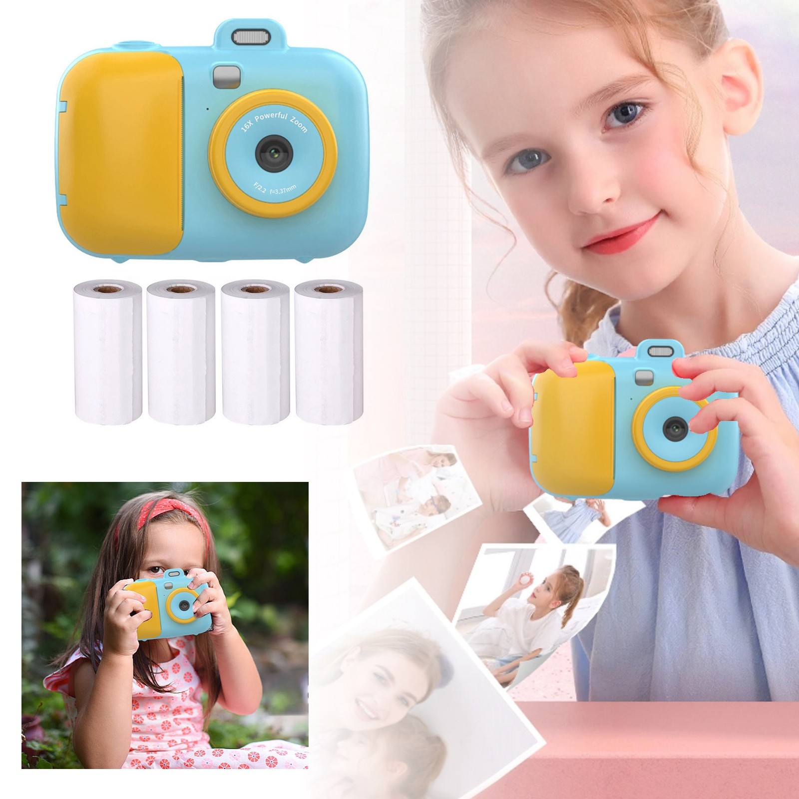 Cameras for Photography for Beginners Smart Digital Kids Instant Camera ...