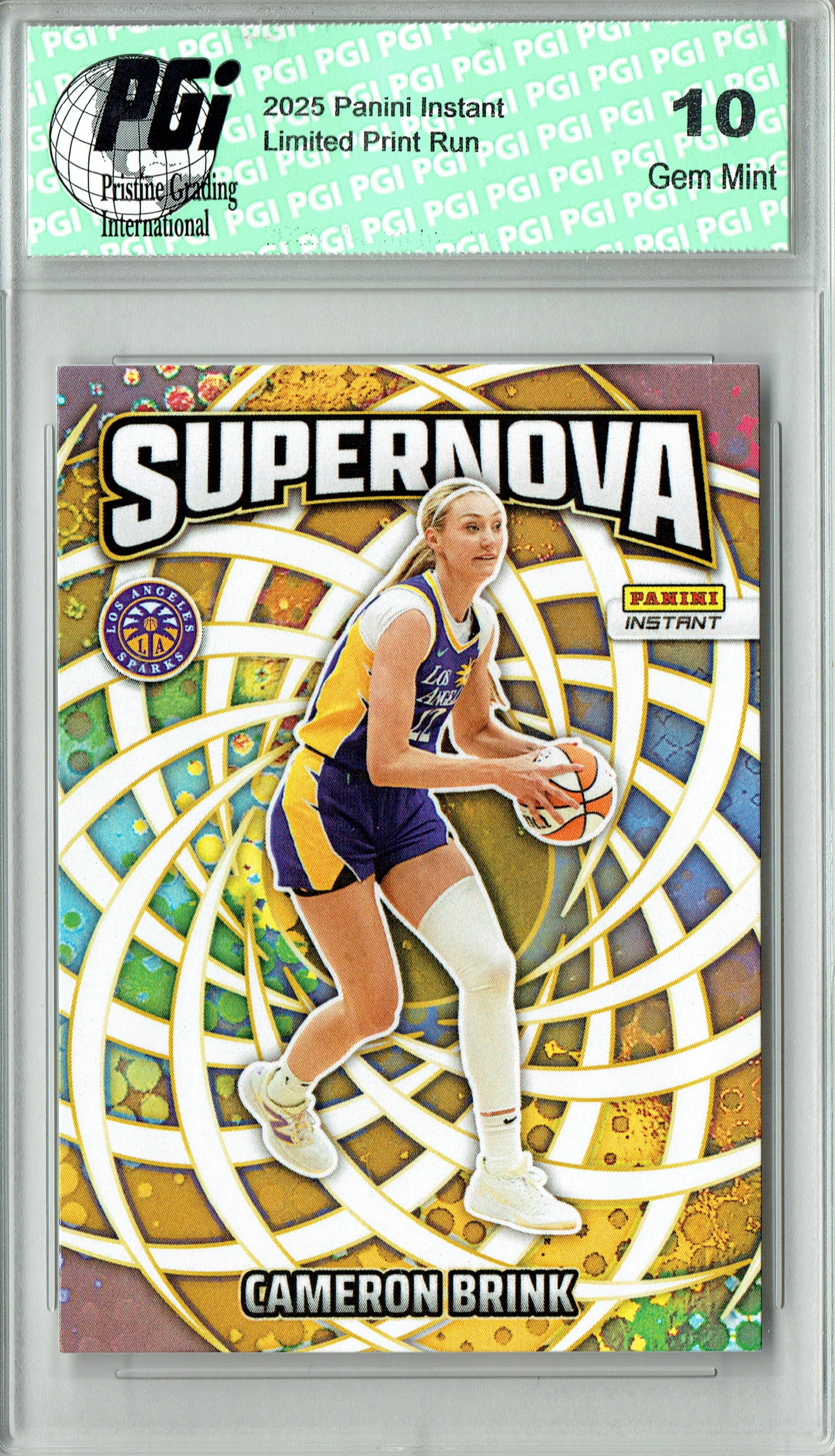 Cameron Brink 2025 Panini Instant #SN-11 Supernova 3655 Made Trading ...