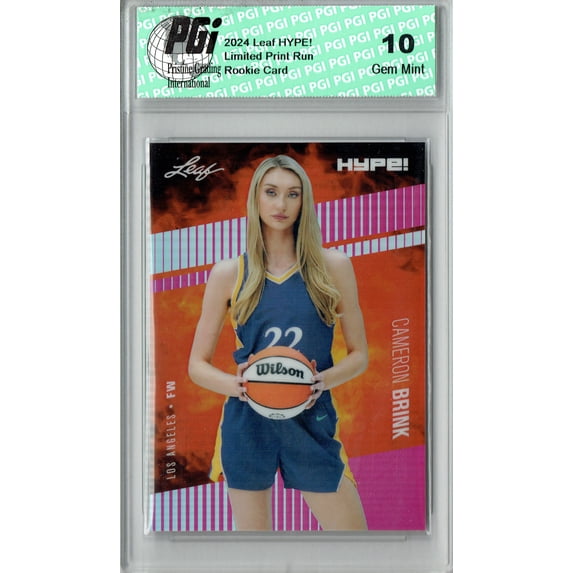 Cameron Brink Rookie Card 2024 Leaf HYPE! Metal #HM-02 Pink Only 10 ...