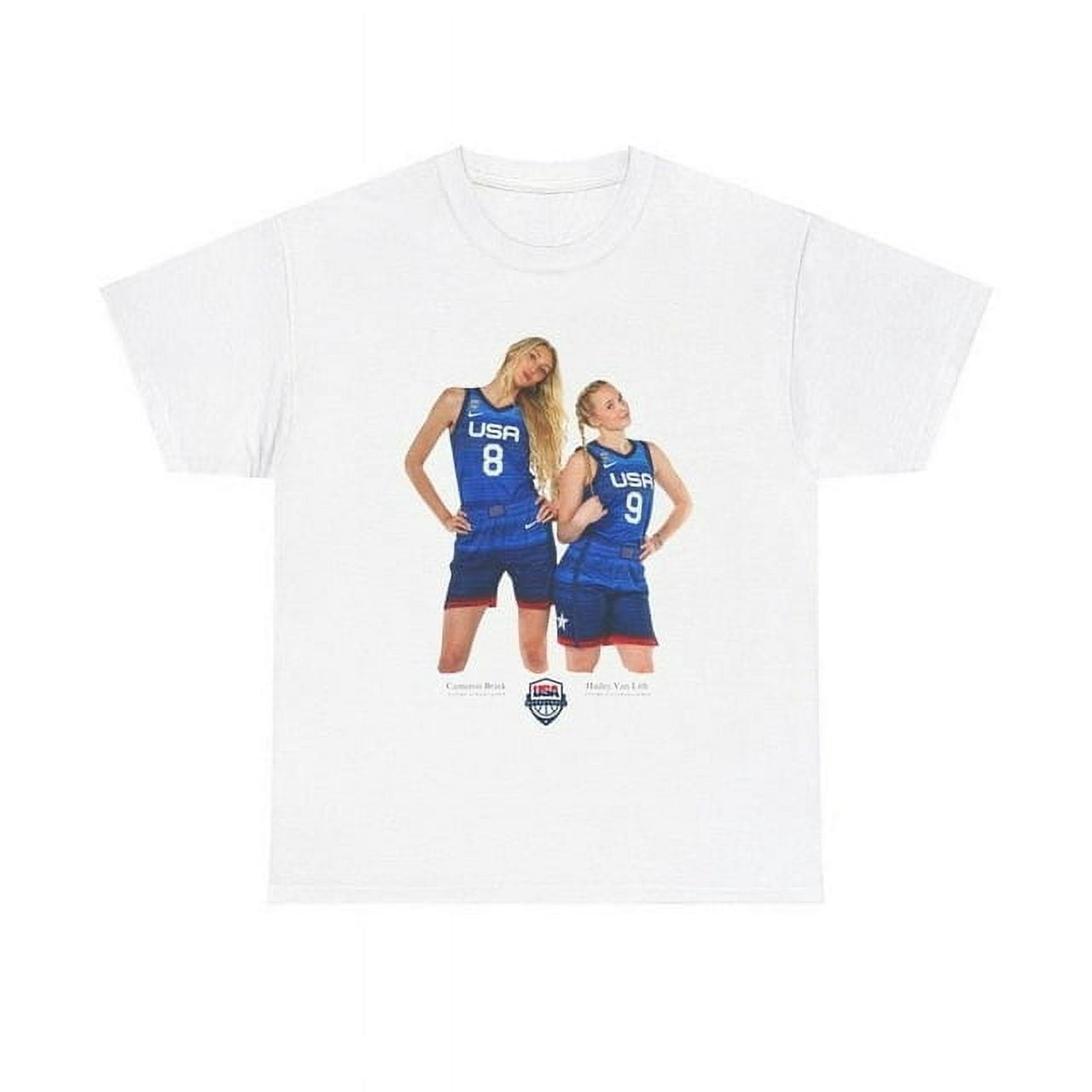 Cameron Brink and Hailey Van Lith Team USA Tshirt WNBA, Basketball ...
