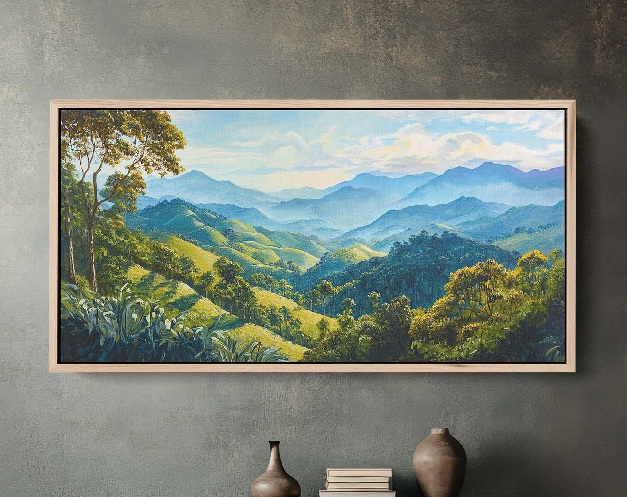 Cameron Highlands Art Malaysia Print Mossy Forest Art For Living Room ...