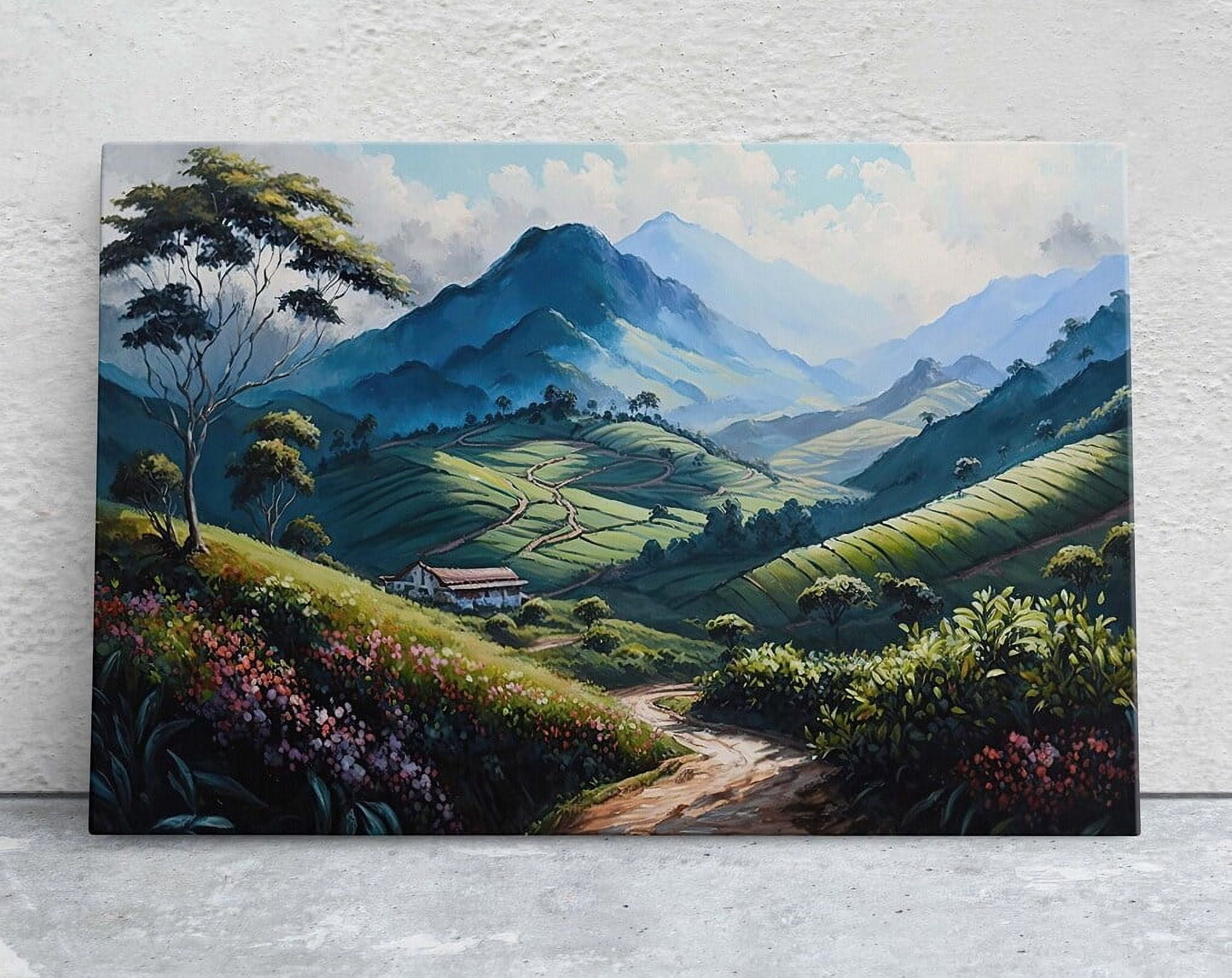 Cameron Highlands Malaysia Flowers Art Print Landscape Wall Art ...