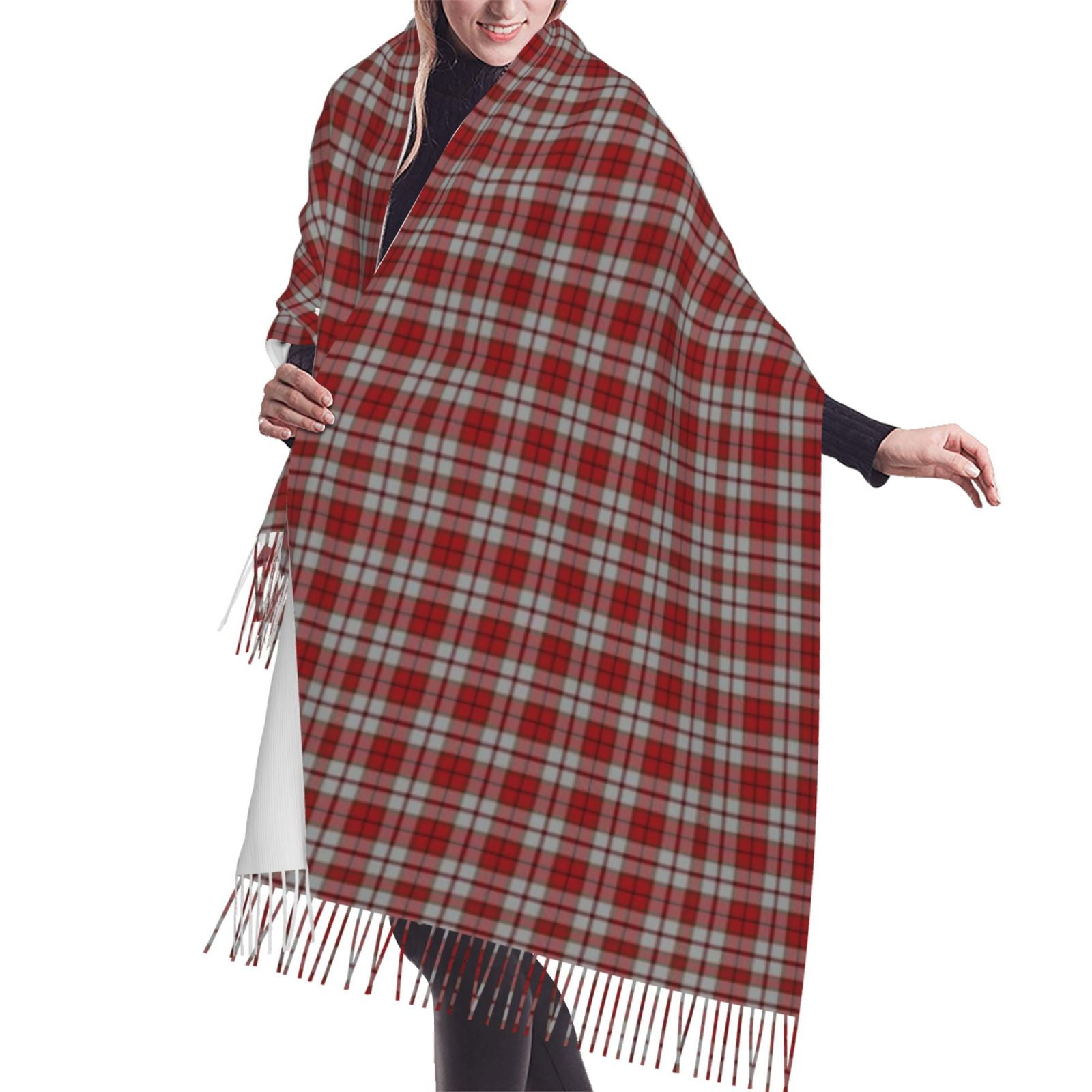 Cameron Hose Tartan Cashmerette Fringe Scarf Autumn And Winter Scarves ...