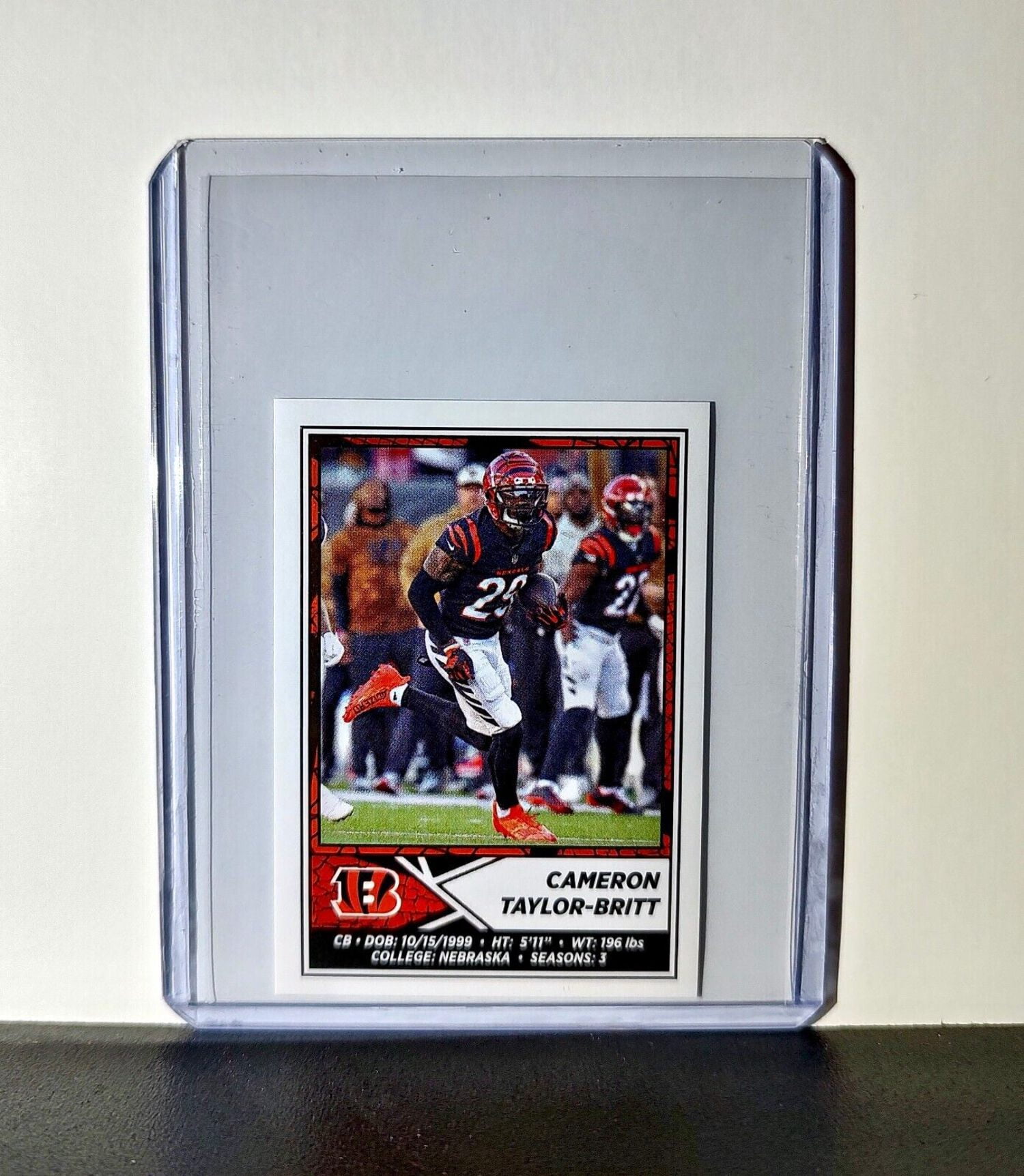 Cameron Taylor-Britt 2024 Panini NFL Sticker #133 Cincinnati Bengals ...