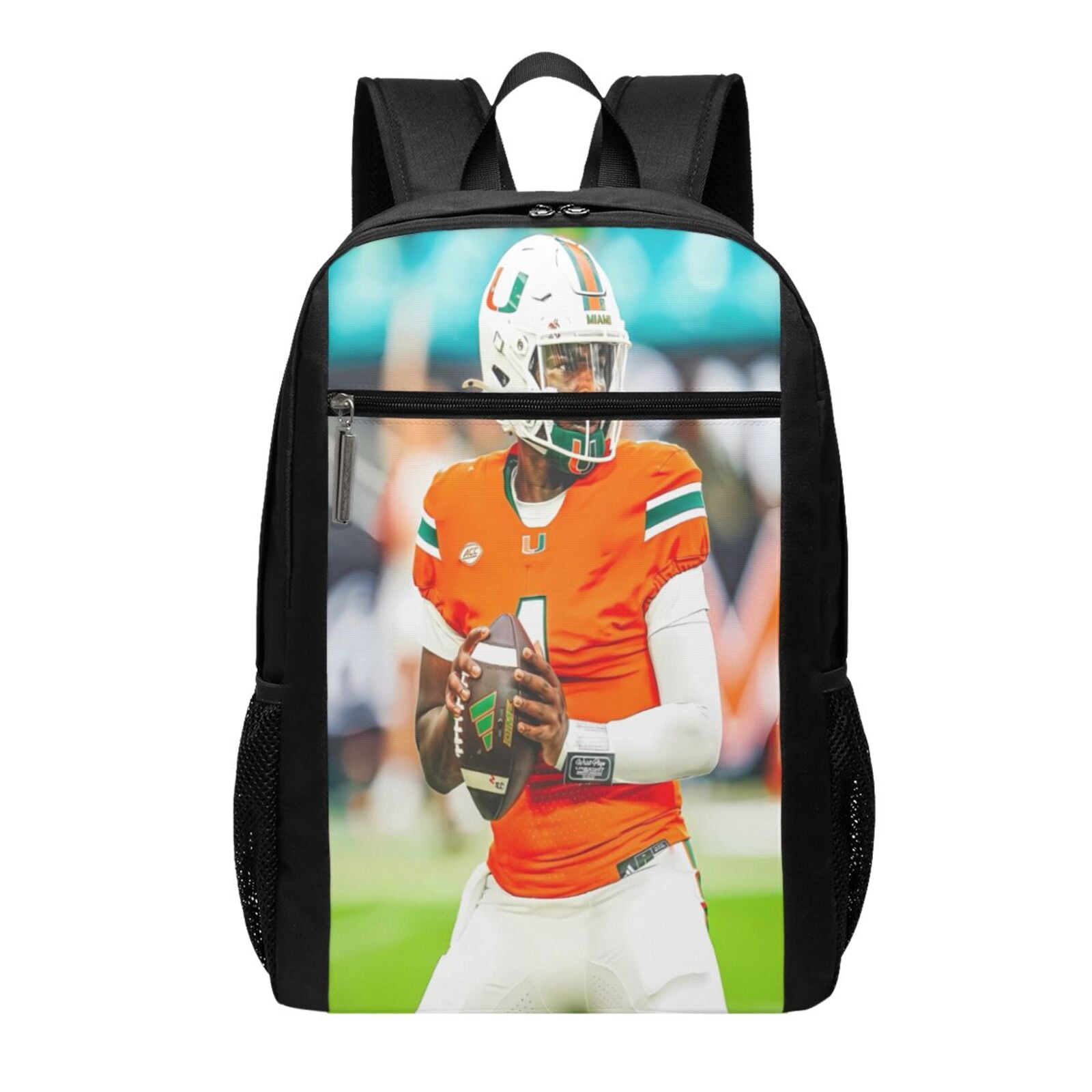 Cameron Ward Custom Simple Casual Sports Backpack, Football Team Logo ...