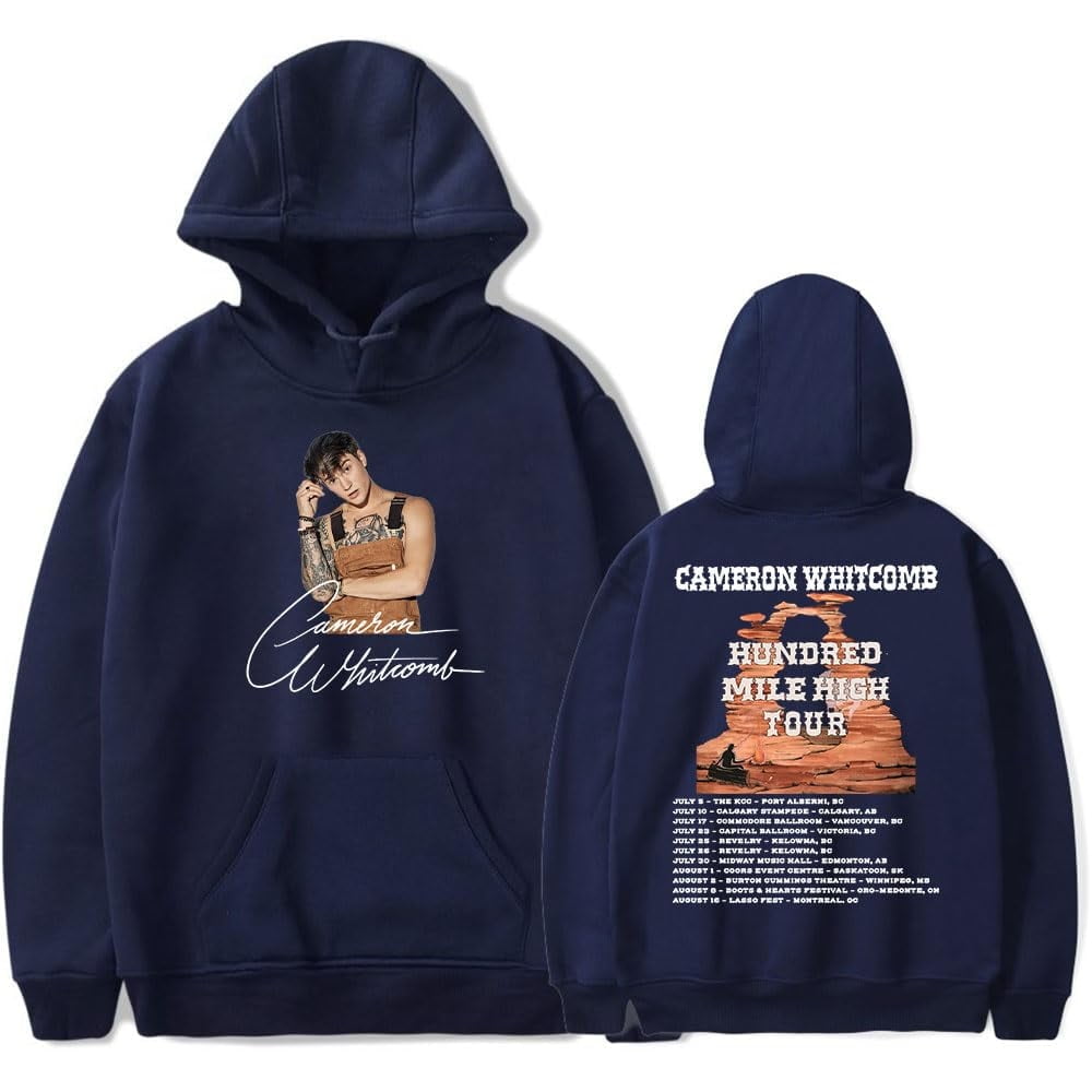Cameron Whitcomb Hundred Mile High Tour 2025 Merch Unisex Cotton-Blend ...