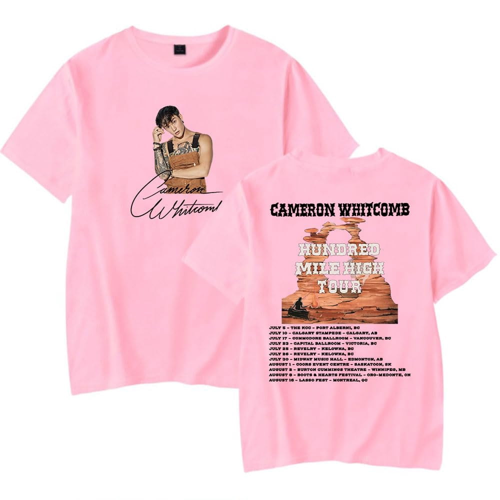 Cameron Whitcomb Hundred Mile High Tour 2025 T-Shirt Unisex Short ...