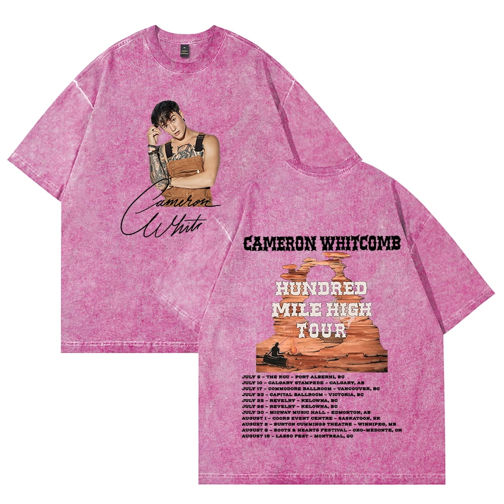Cameron Whitcomb Hundred Mile High Tour T-shirts Merch Unisex Vintage ...