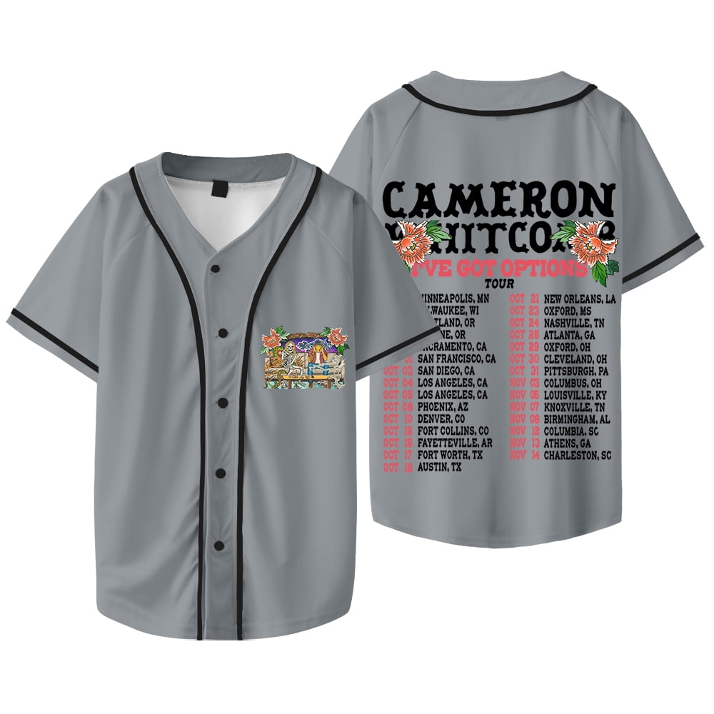 Cameron Whitcomb I've Got Options Tour Merch Baseball Jacket Unisex ...