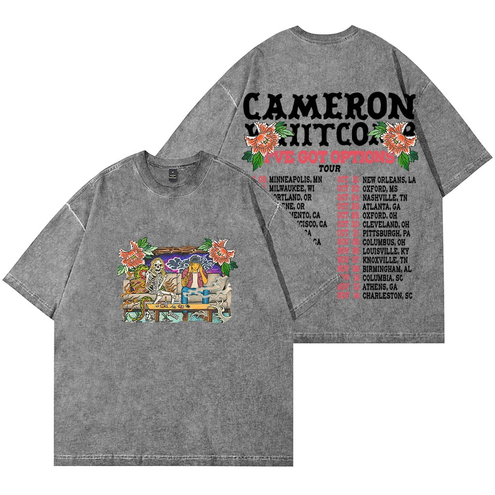 Cameron Whitcomb I've Got Options Tour Merch Cotton T-Shirt Unisex ...