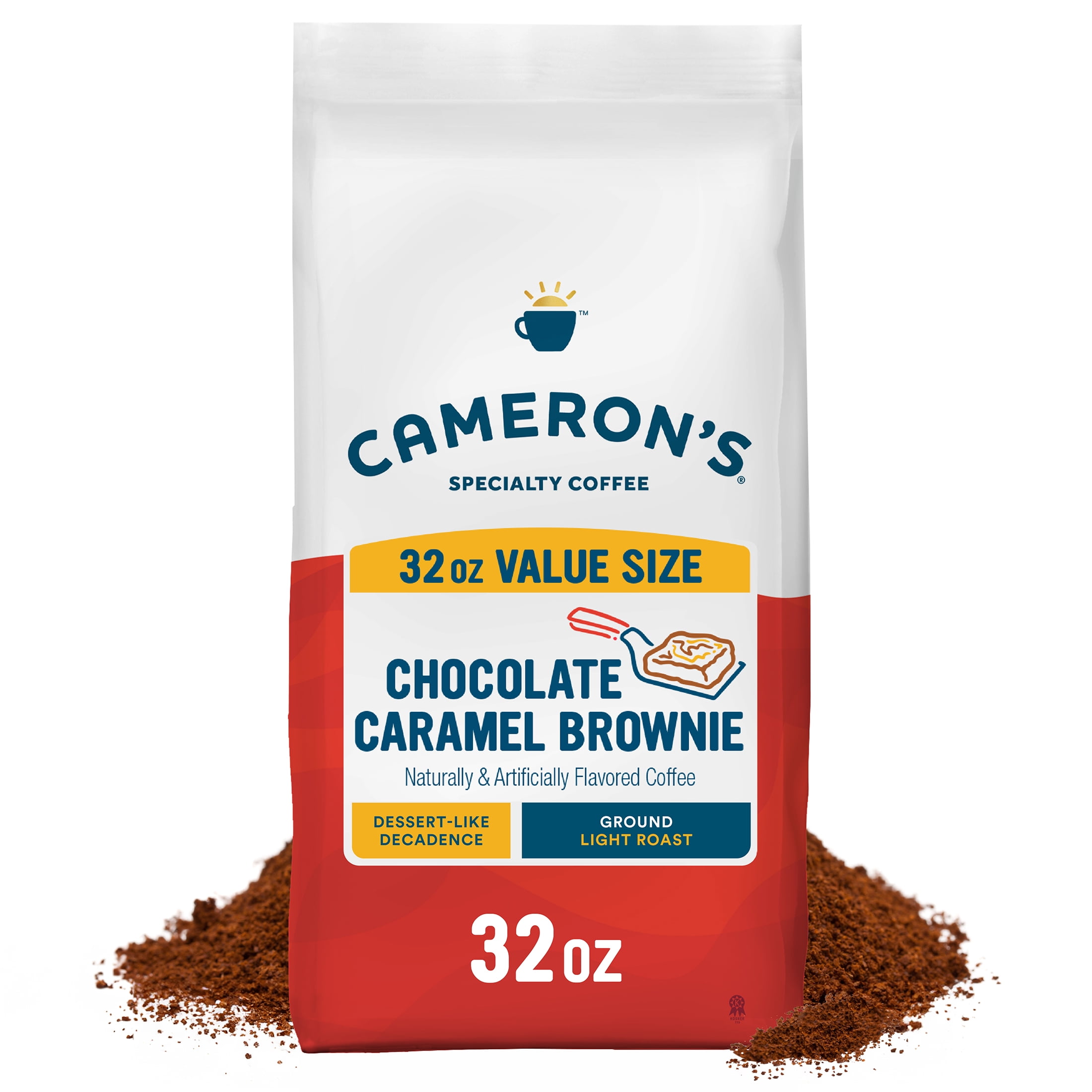 Cameron's Coffee Chocolate Caramel Brownie Light Roast Ground Coffee ...