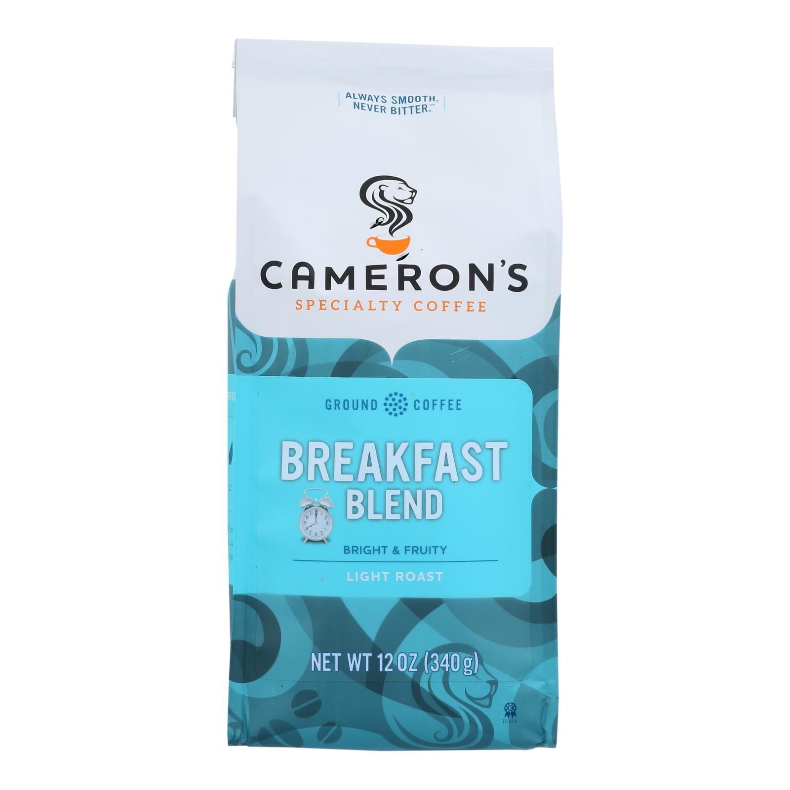 Cameron's Specialty Coffee Premium Breakfast Blend Ground Beans - Case ...