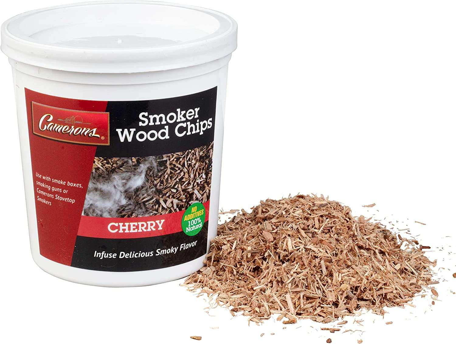 Camerons Products Smoking Chips- (Cherry) Kiln Dried, Natural Extra ...