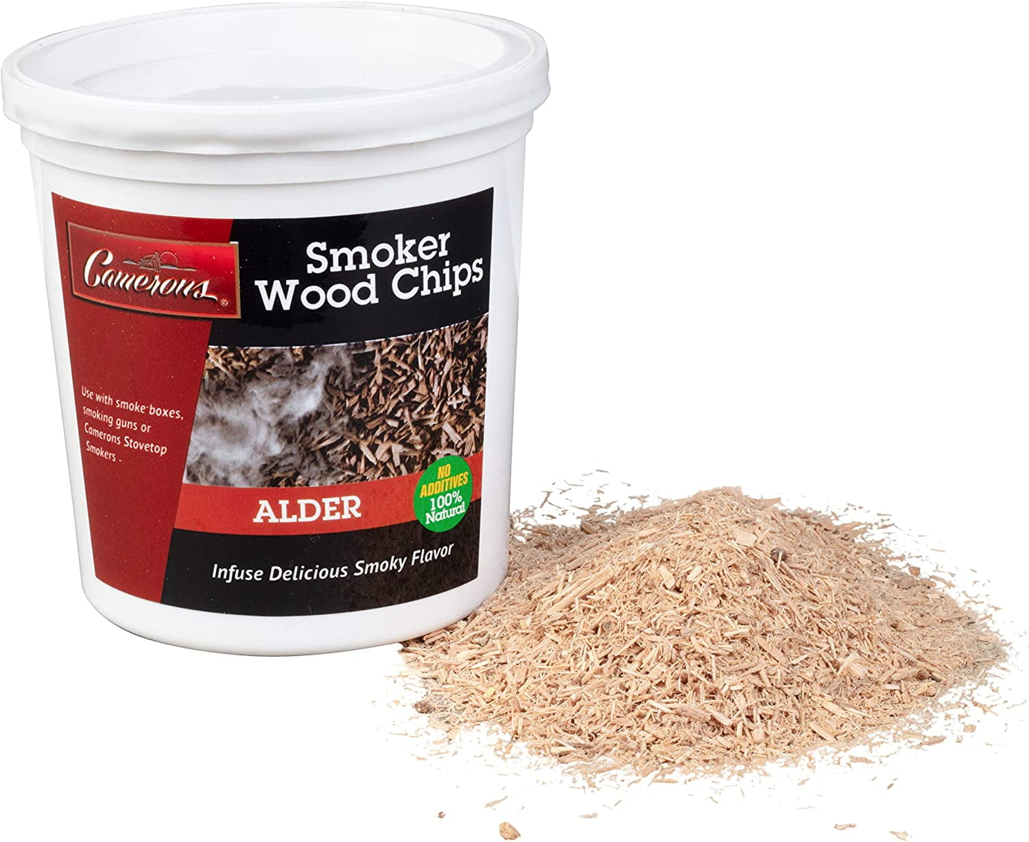 Camerons Smoking Chips- Kiln Dried, 100 Percent Natural Extra Fine Wood ...