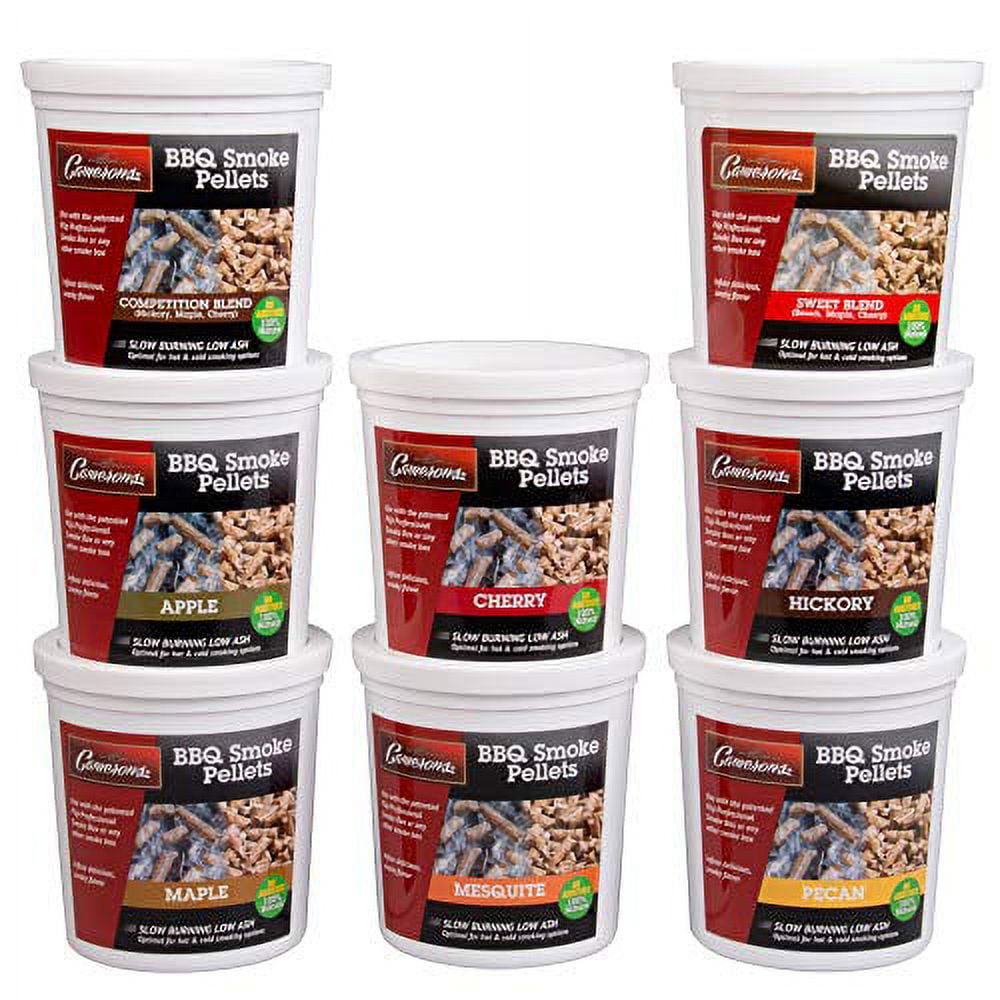 Camerons Cooking Charcoal Flavor BBQ Wood Pellets - 8 Pack Variety Gift ...