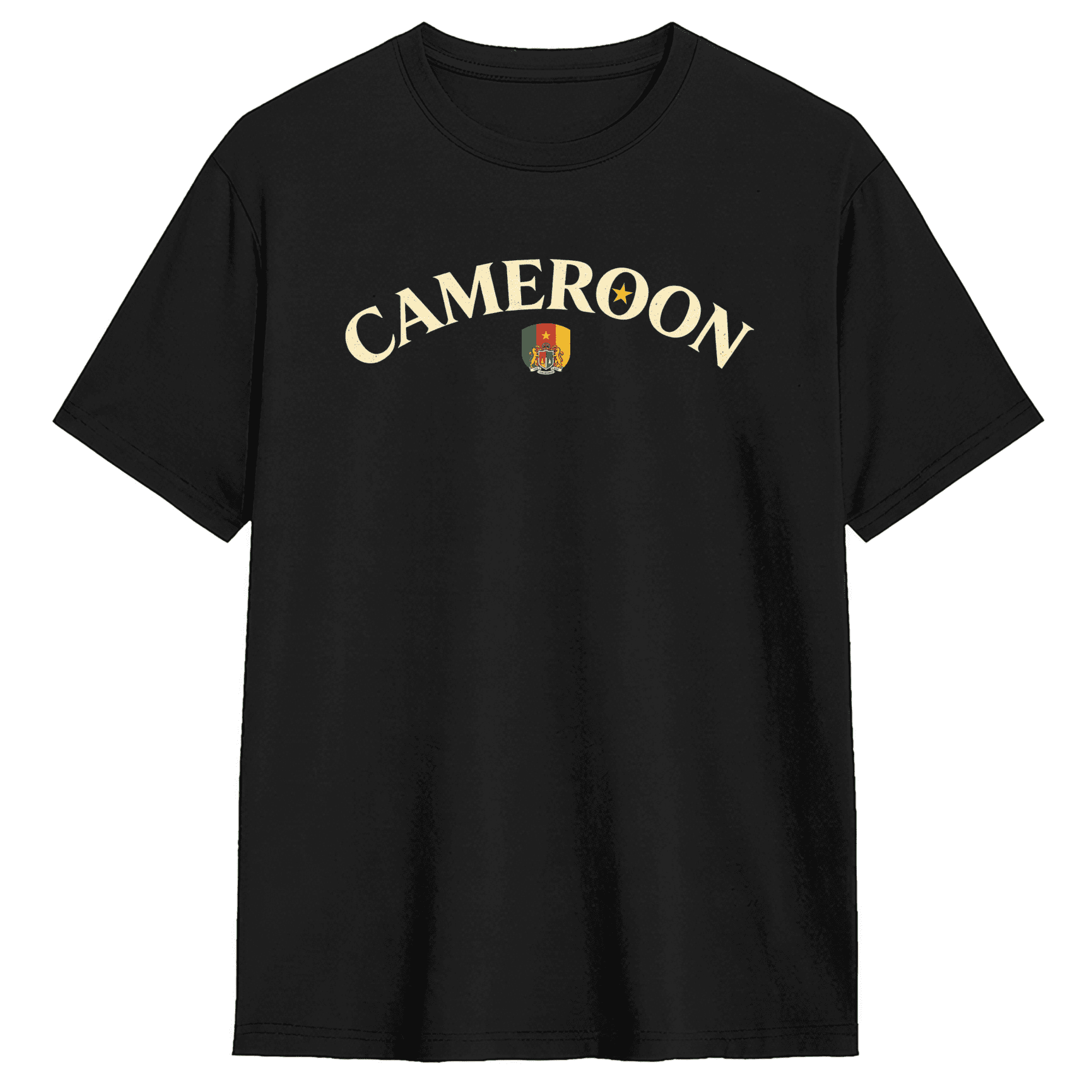 Cameroon Flag Text Retro Graphic Tee For Men And Women, Travel Vacation ...