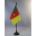 Cameroon Table Flag 4'' x 6'' plastic stick and base - Walmart.com