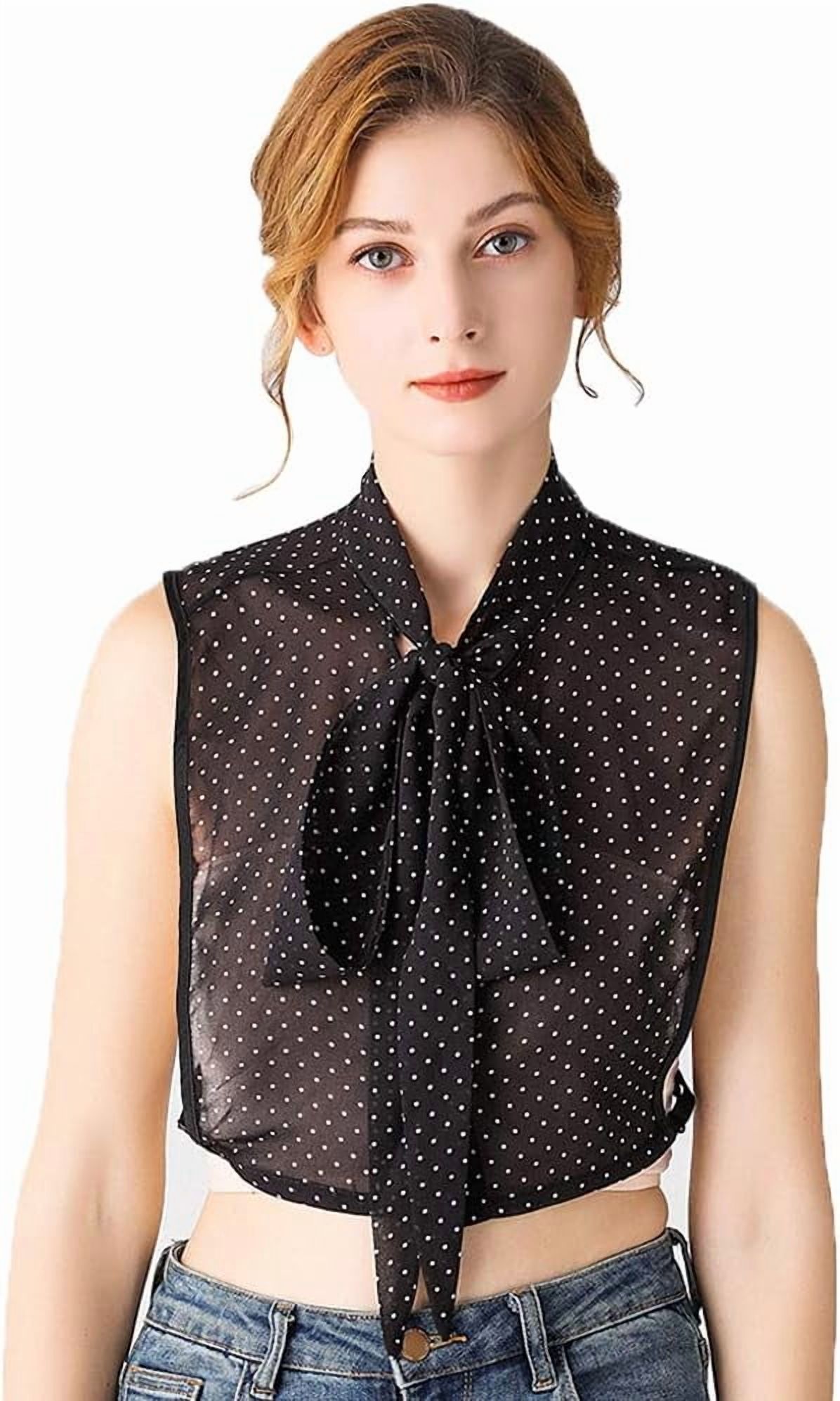 Camicover Fake Collar Detachable Half Shirt Dickey Collar Top False ...