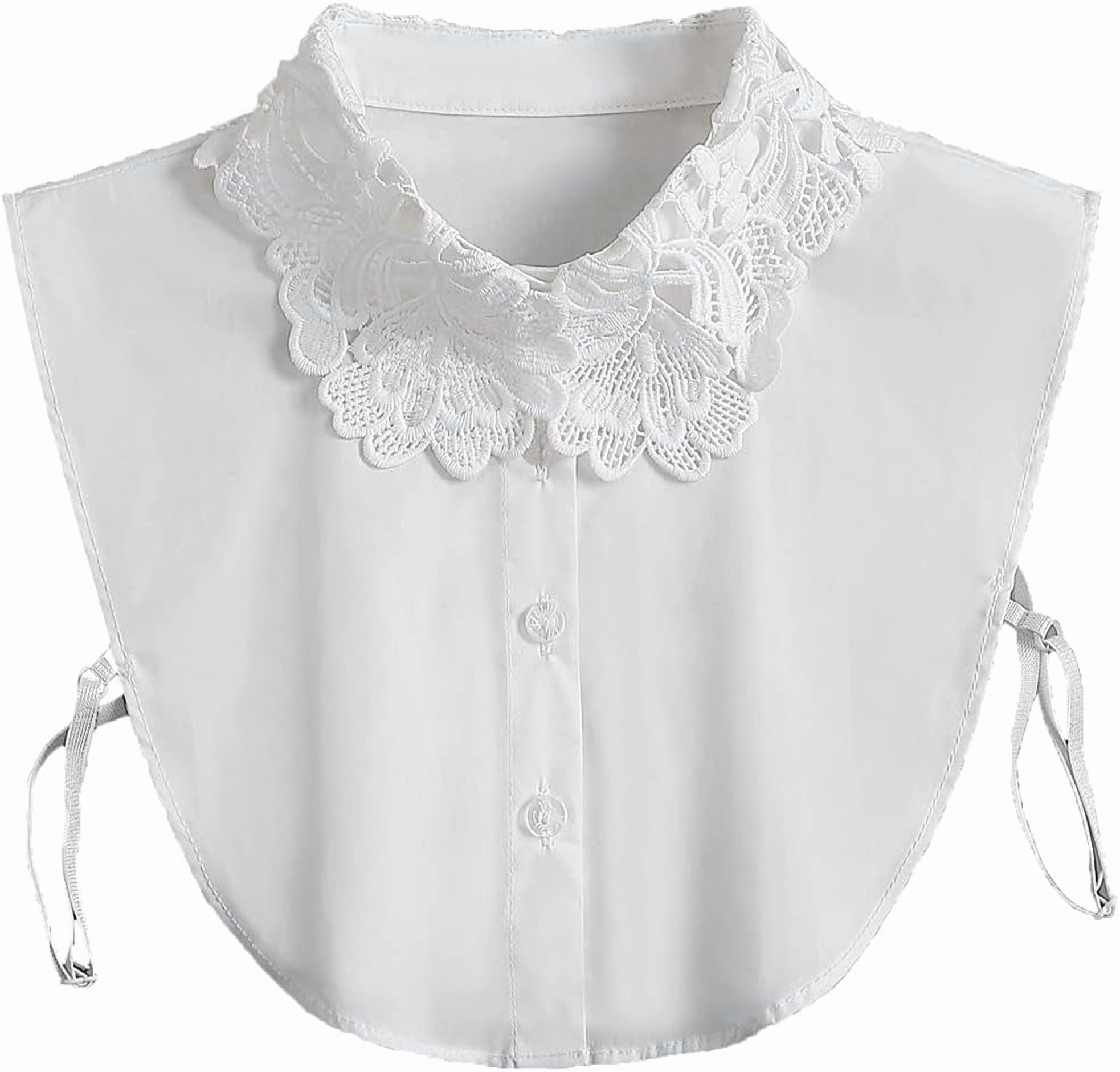 Camicover Half Shirt Blouse Collar Detachable Fake Collar False Collar ...