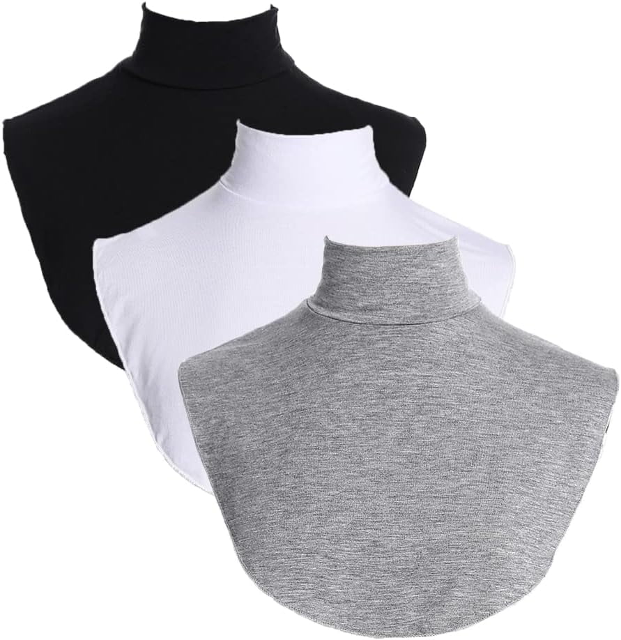 Camicover Modal Fake Turtleneck Detachable Dickey Collar Turtleneck Top ...