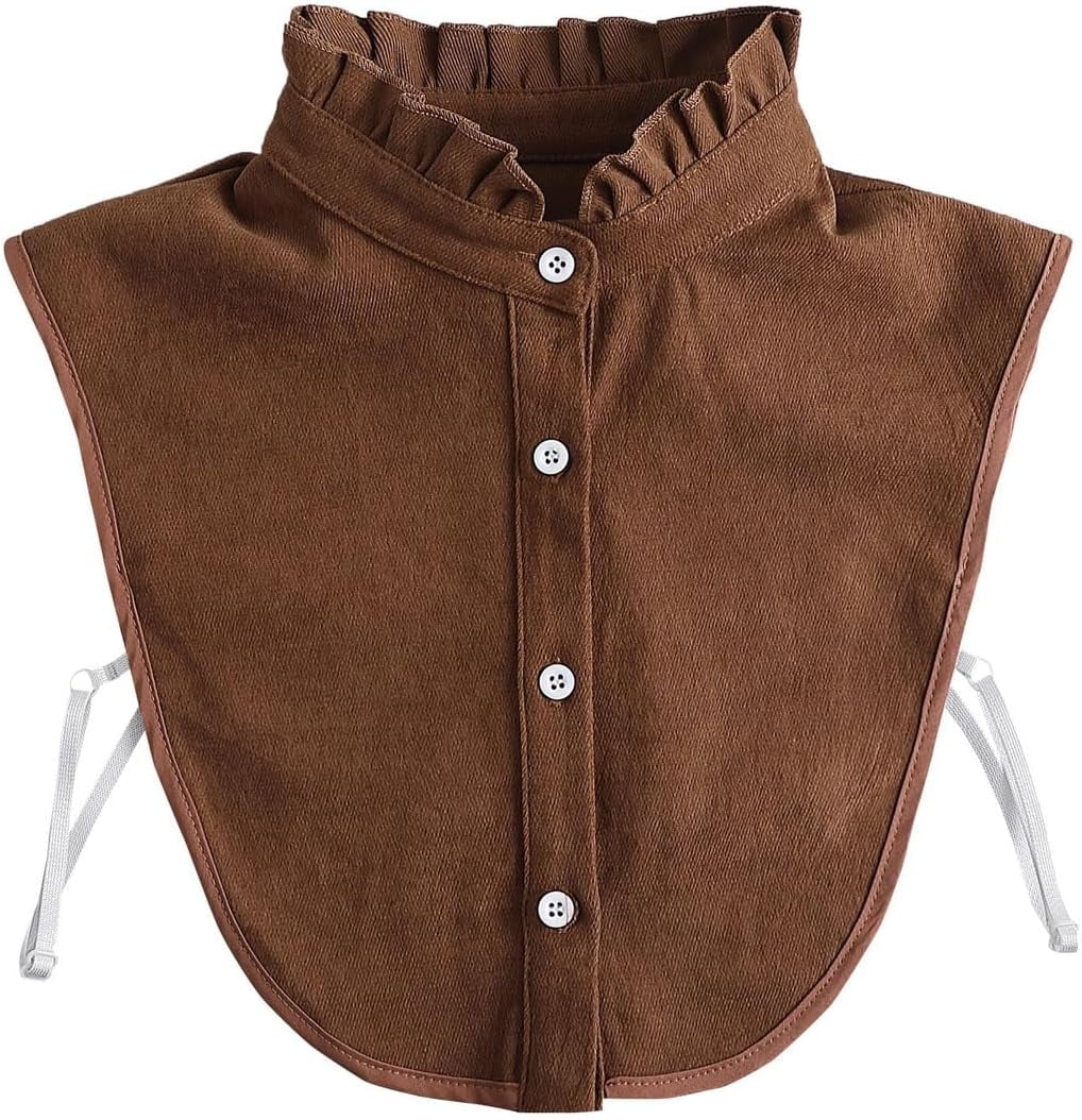 Camicover Women's Detachable Half-Shirt Fake Collar Shirt False Collar ...