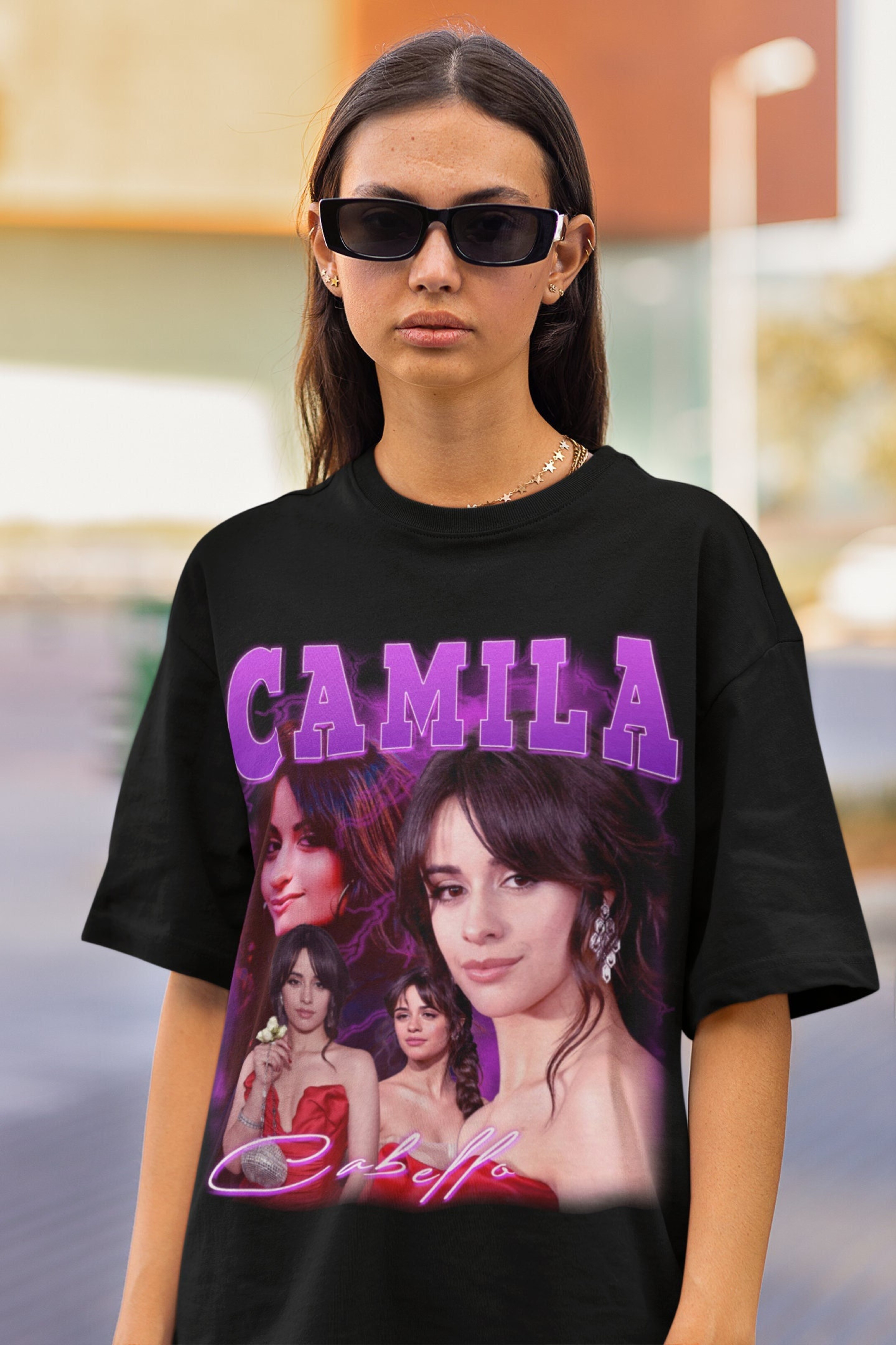 Camila Cabello Retro shirt, Camila Cabello Vintage print T-Shirt ...