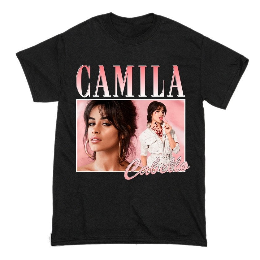 Camila Cabello Short Sleeve Famous Shirt Men and Women Cotton T-Shirt ...