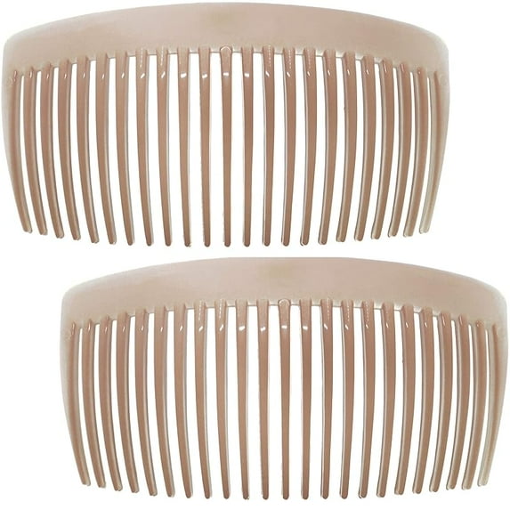Camila Paris AD66/2 French Side Comb Large Curved Tortoiseshell Hair Combs for Women Fine Hair ...