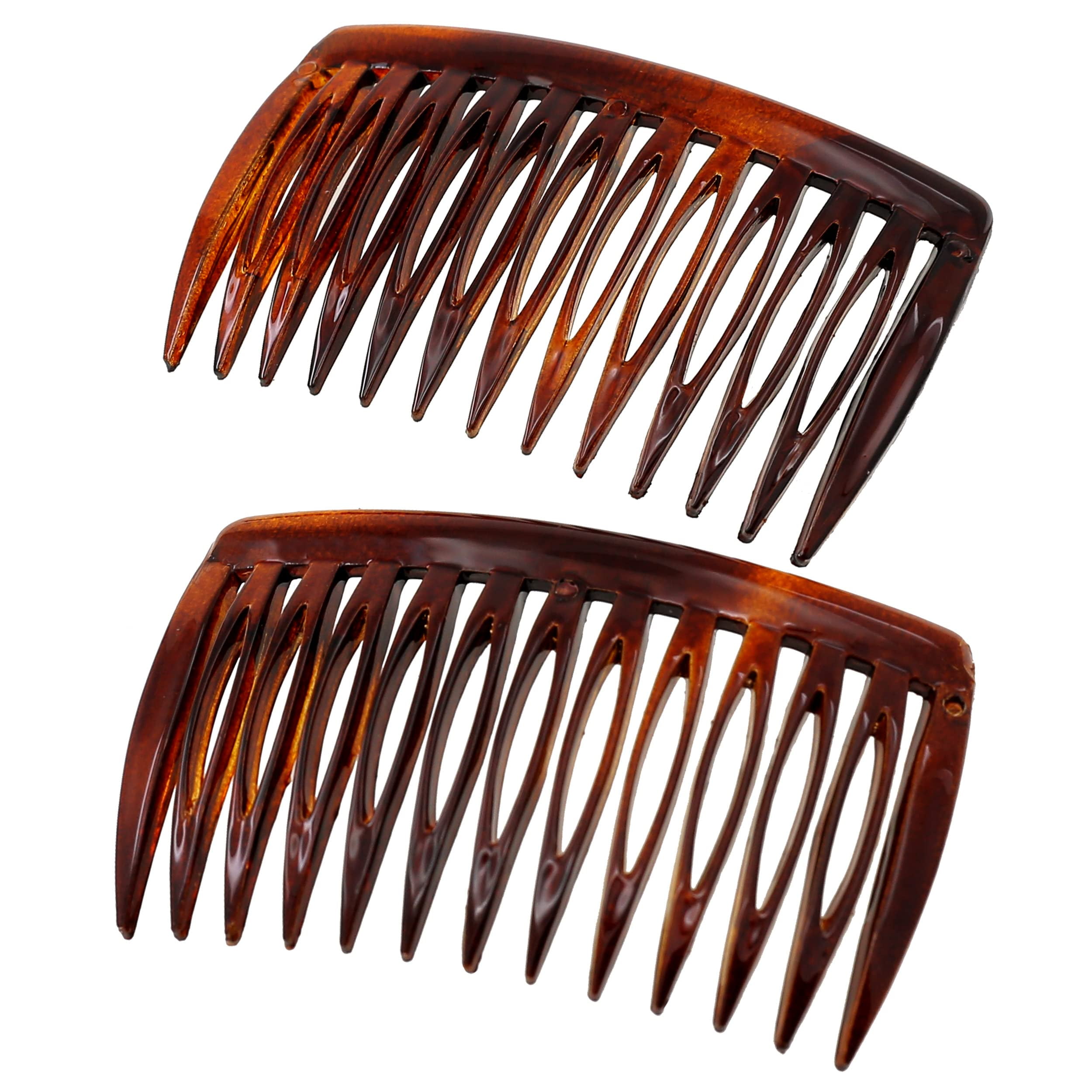 Camila Paris AD825/2 French OKA4 Hair Side Comb, Small, Shell French Twist Hair Combs Decorative ...