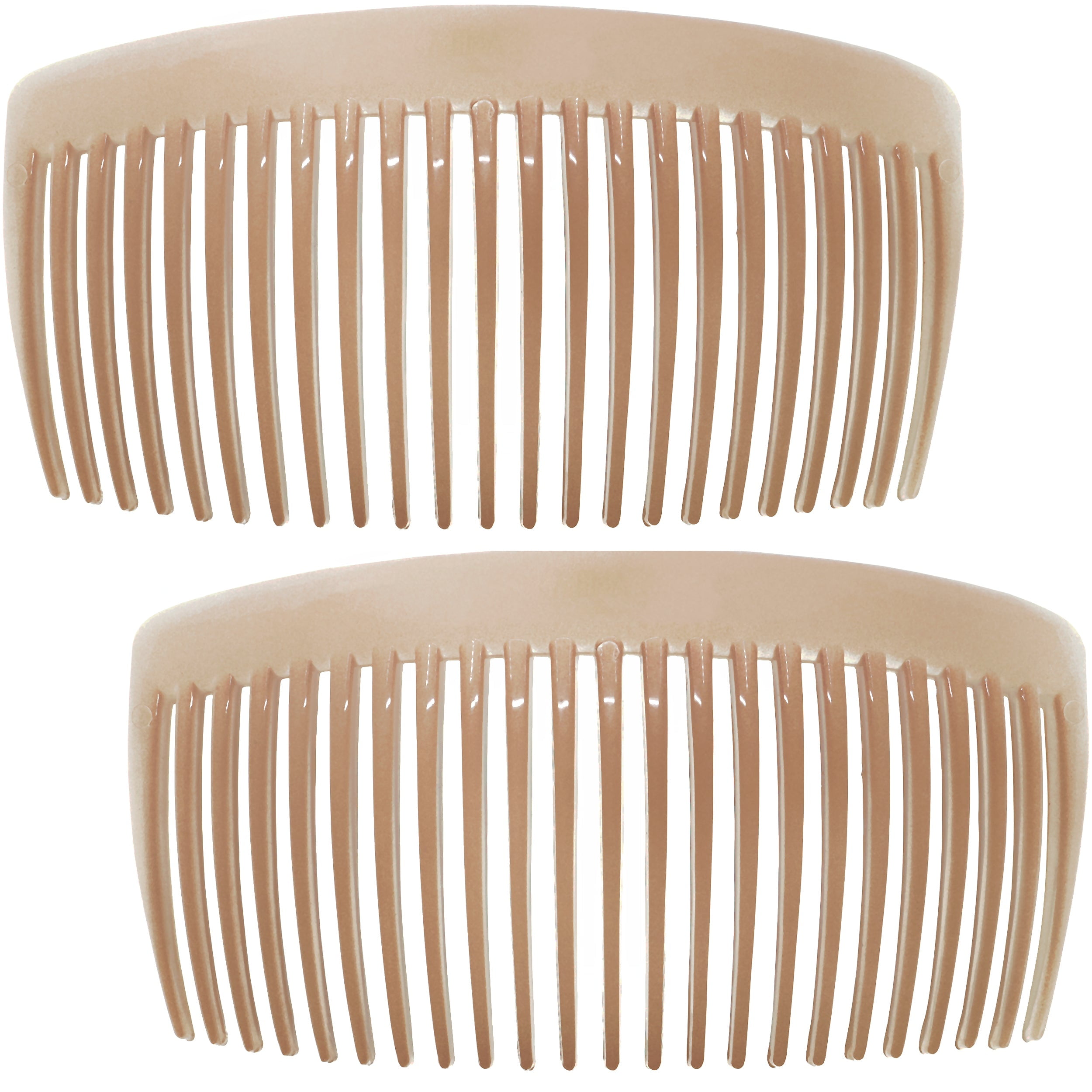 Camila Paris CP2912 French Side Combs Large Curved, Nude French Twist ...