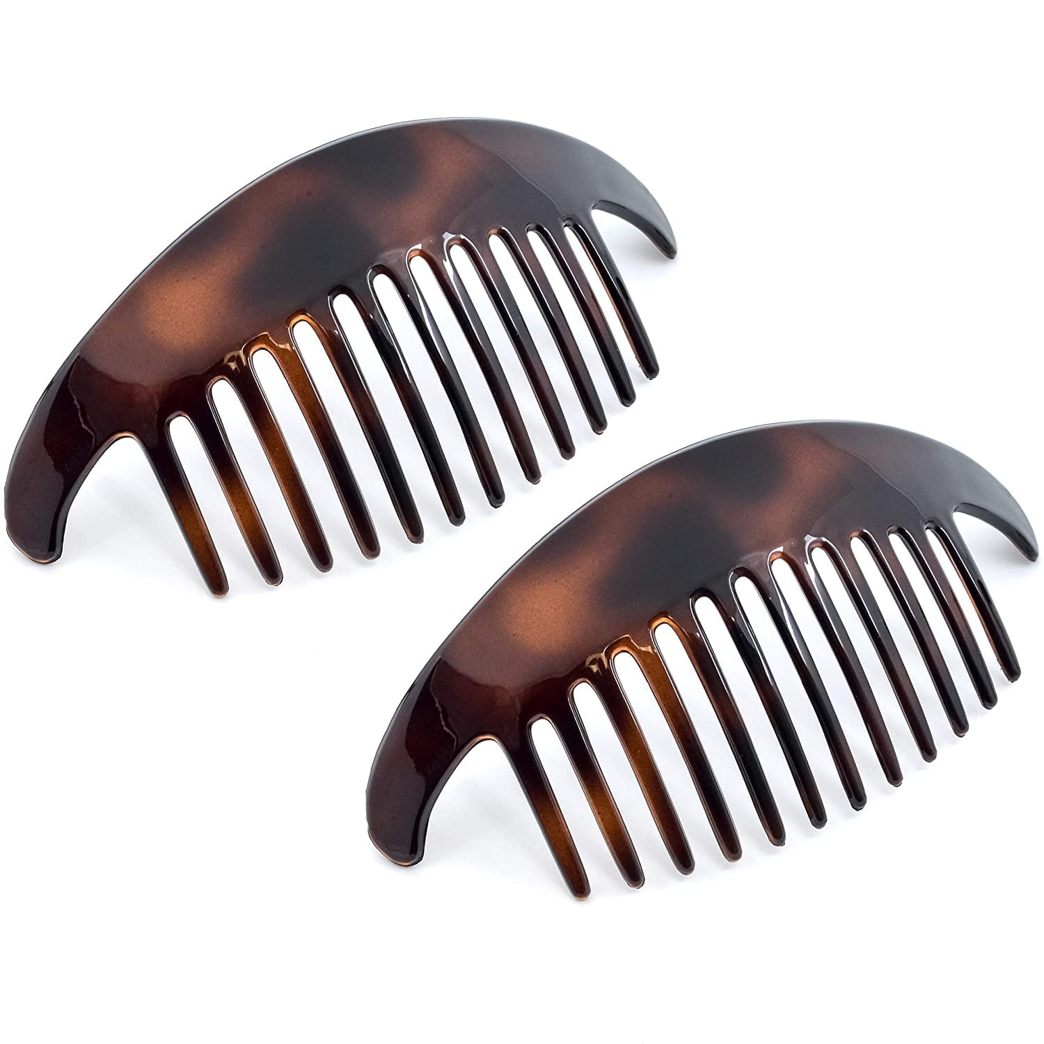 French Made Large Grip Hair Comb Pair for All Hair Types, Stylish and ...