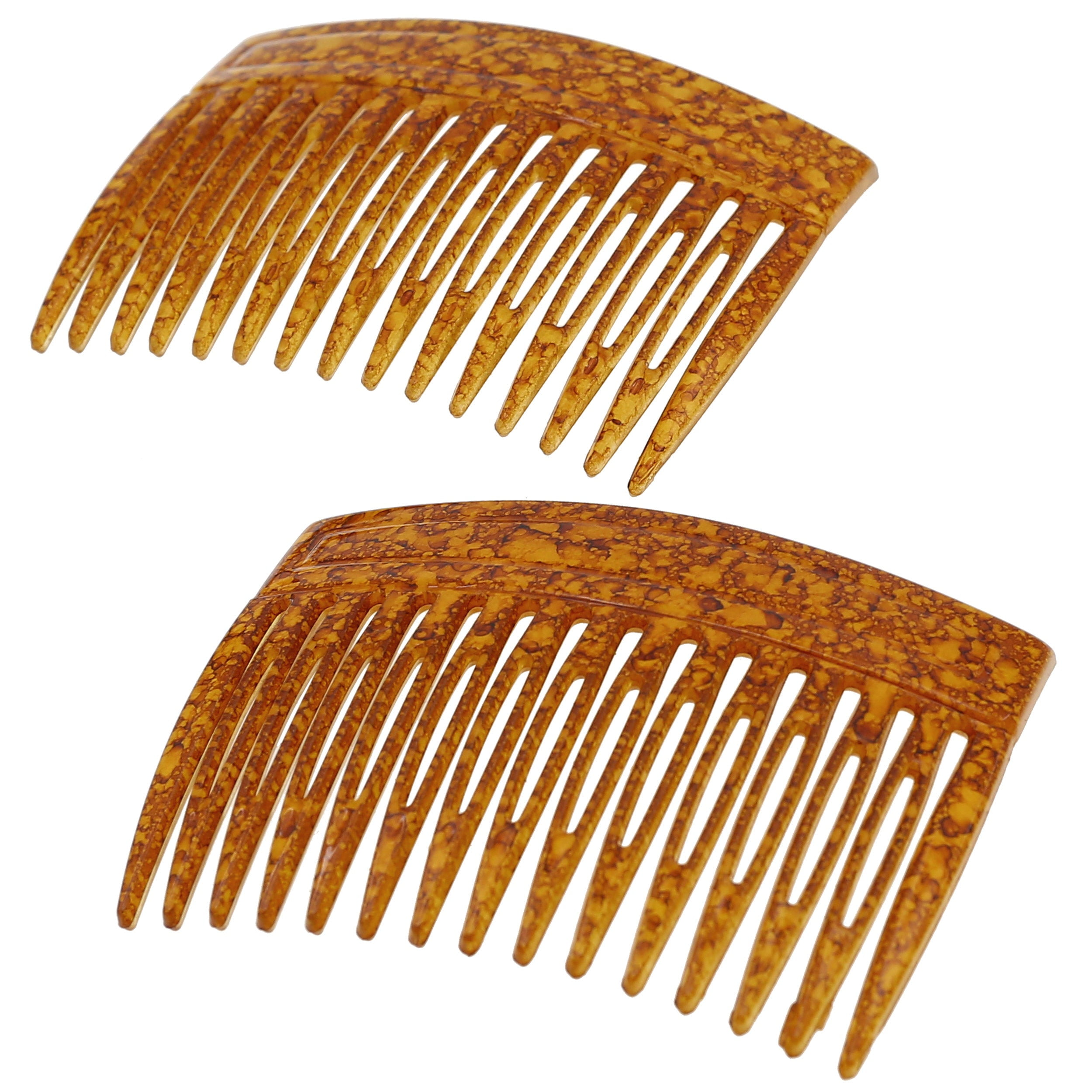 Camila Paris CP3330 French Hair Side Comb, 3 inch Small Amber, French ...