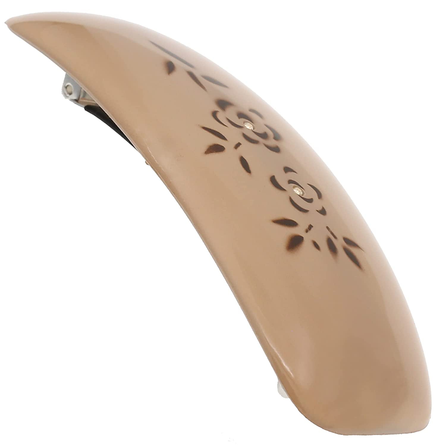 Camila Paris CP3438 French Hair Barrette Clip for Girls, Rubberized ...