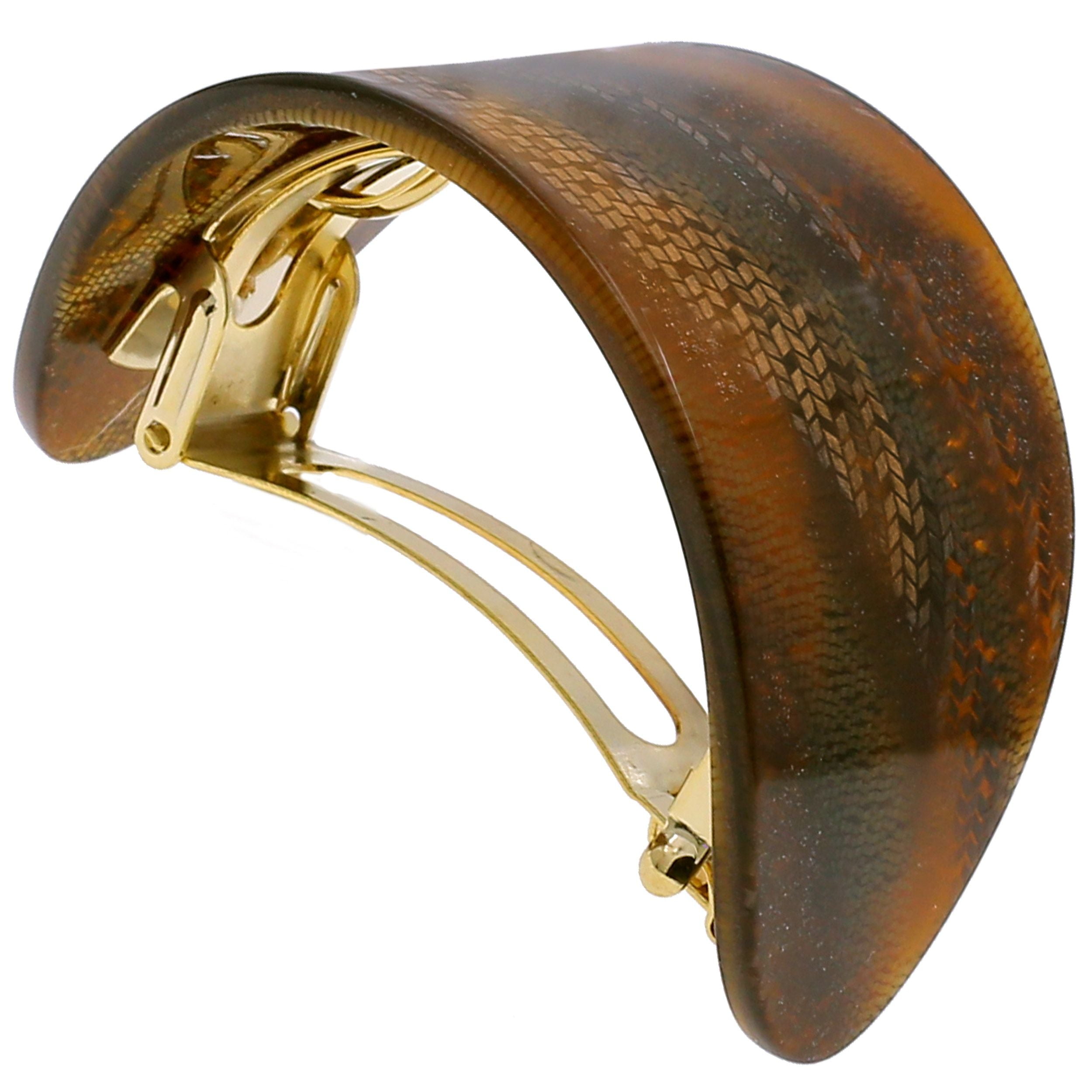 Camila Paris CP3300 French Hair Barrette, Hair Ponytail Holder for Fine Long Hair, Turquoise ...