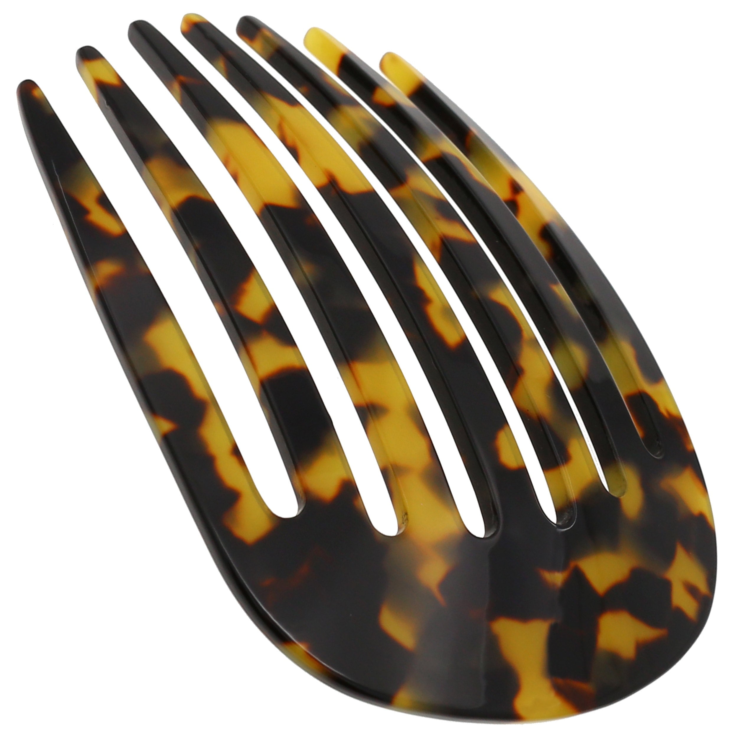 Camila Paris CP3398 French Hair Side Comb Small Rounded, Onyx, Handmade ...