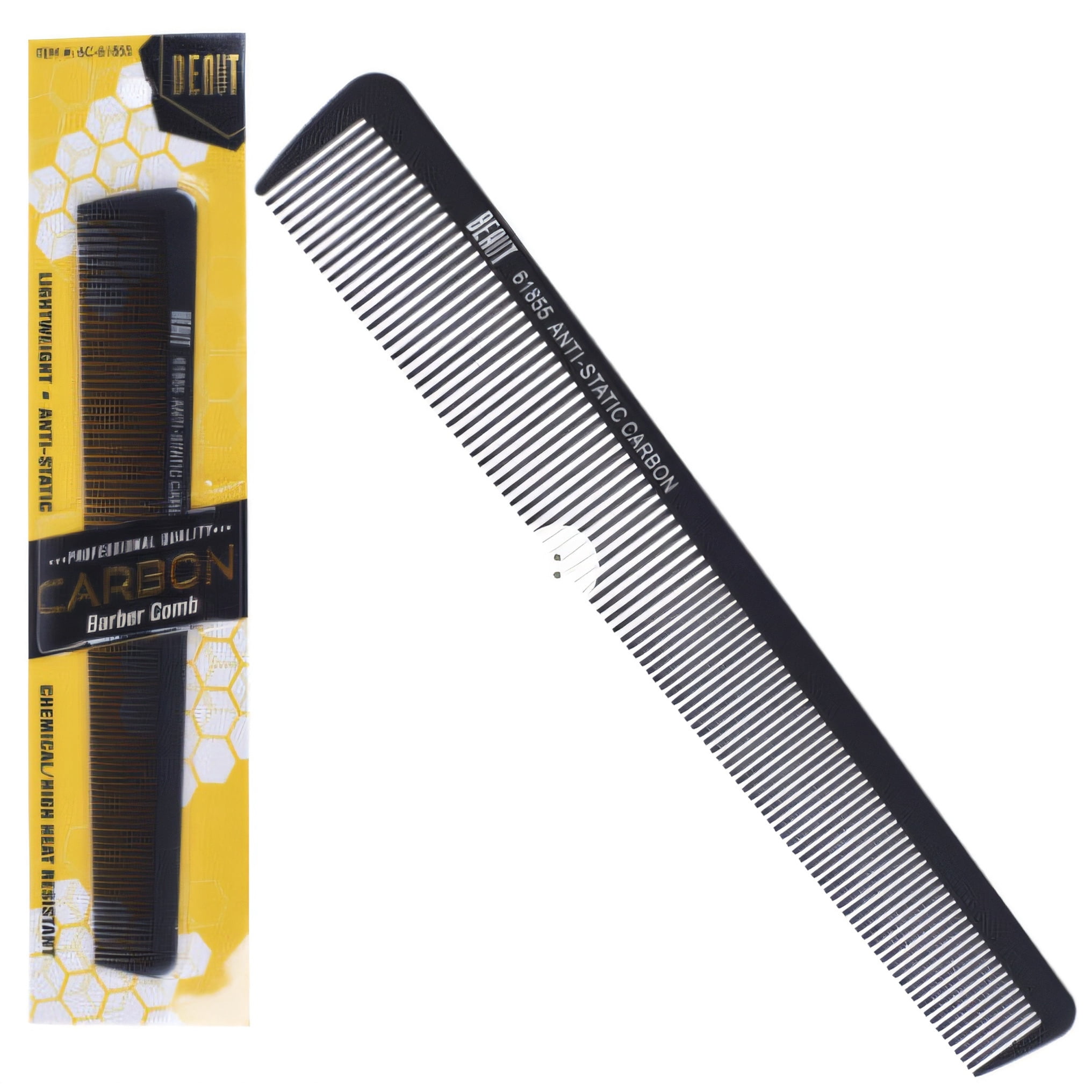 Camila's Beauty Supply - Carbon Barber Comb - 61867 - Walmart.com