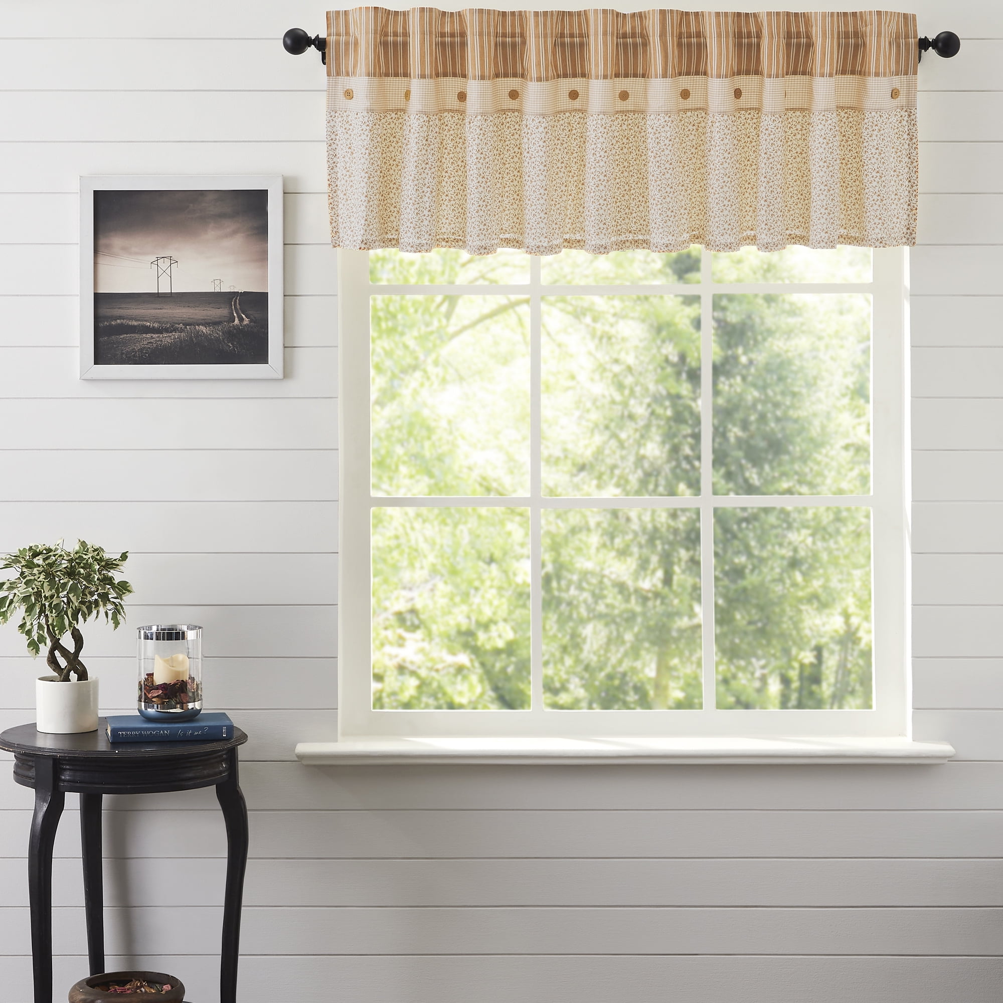 Camilia Ruffled Valance 19x90 - Walmart.com