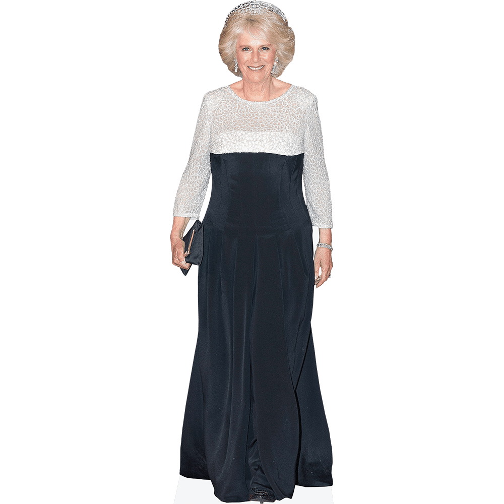 Camilla Queen Consort (Long Dress) Mini Cardboard Cutout Standee ...