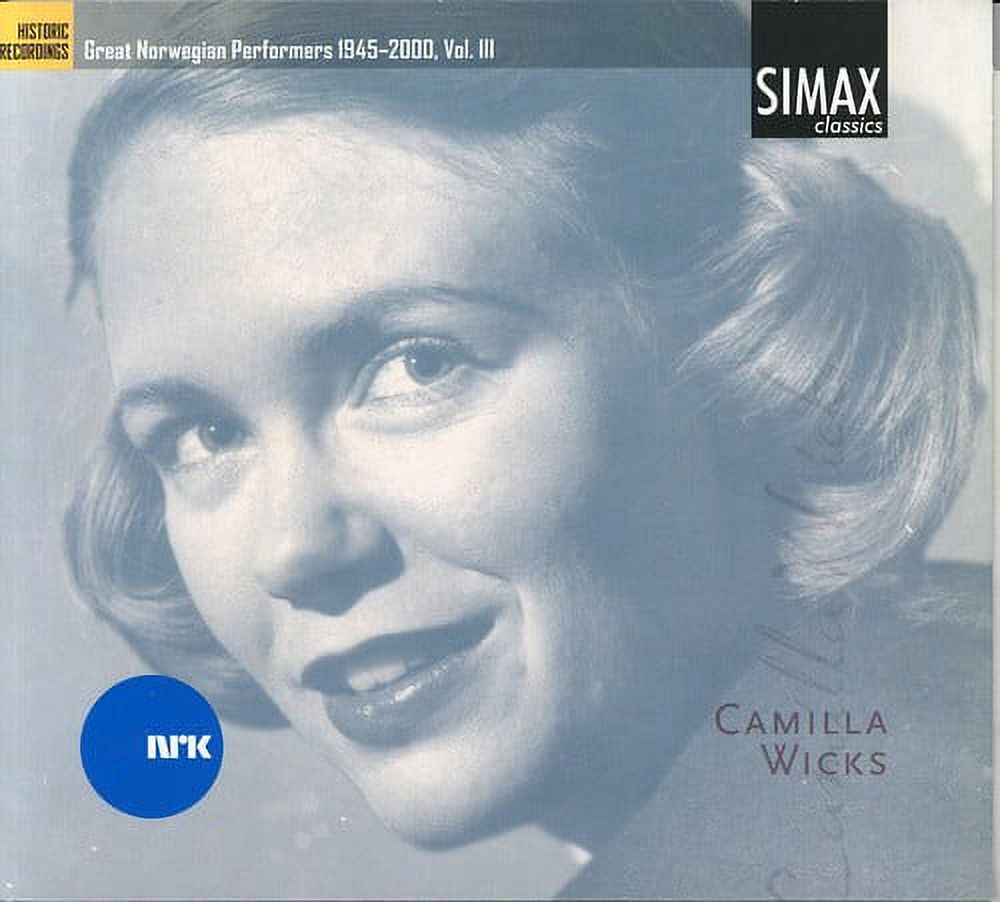 Camilla Wicks - Great Norwegian Performers 3: 1945-2000 - Wicks - Music ...